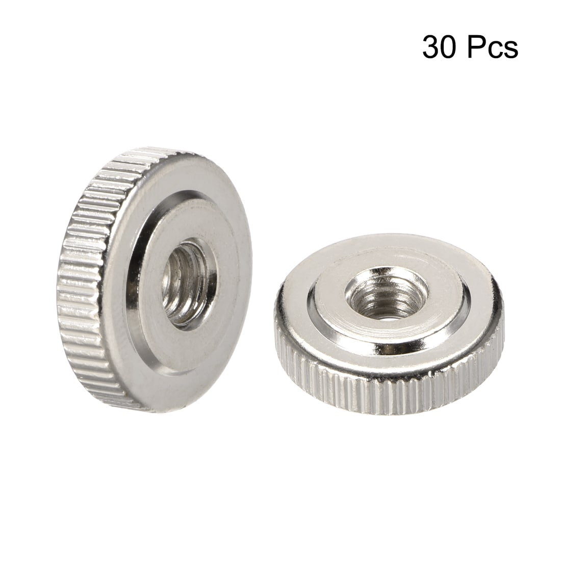 Unique Bargains Round Knurled Thumb Nuts Conector Lock Adjusting nuts ...