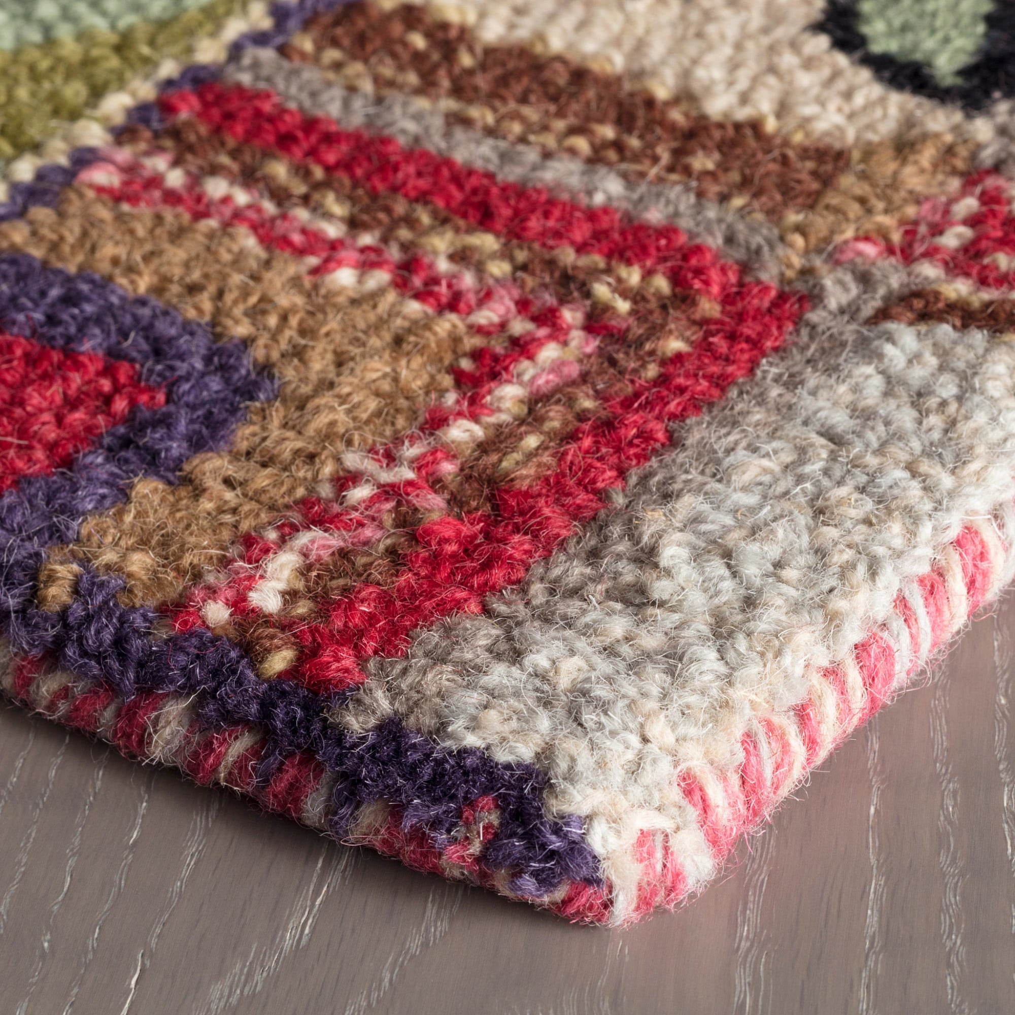 DASH & ALBERT Gypsy 2 x 8 Rose Hand Hooked Wool Rug in the Rugs ...