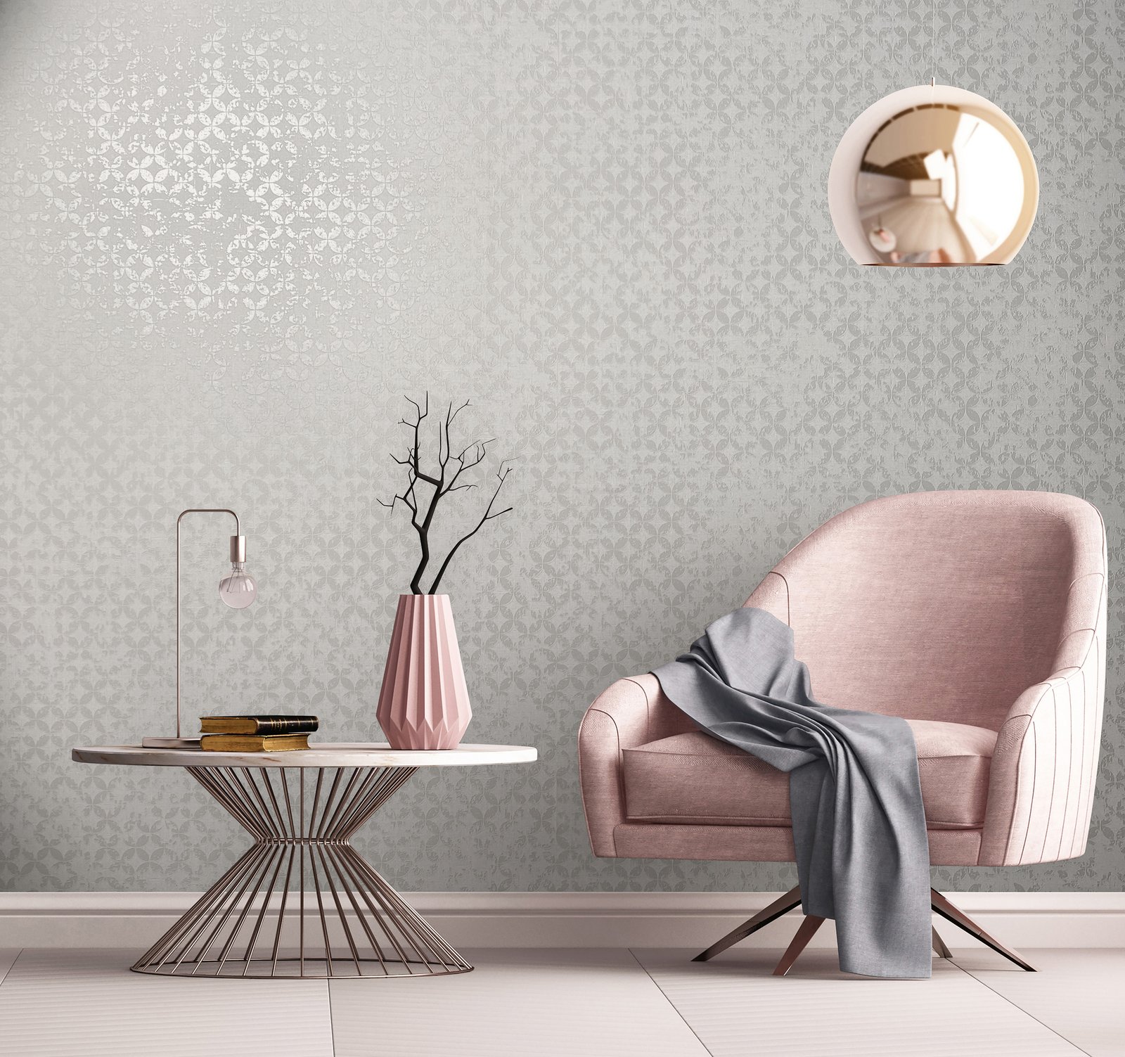 Galerie City Romance Abstract White Wallpaper 35121 in the Wallpaper ...