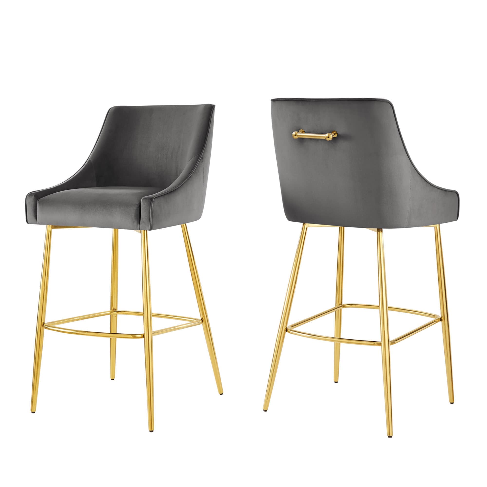 Modway Discern Bar Stools Set of 2 in Gray in the Bar Stools & Counter ...