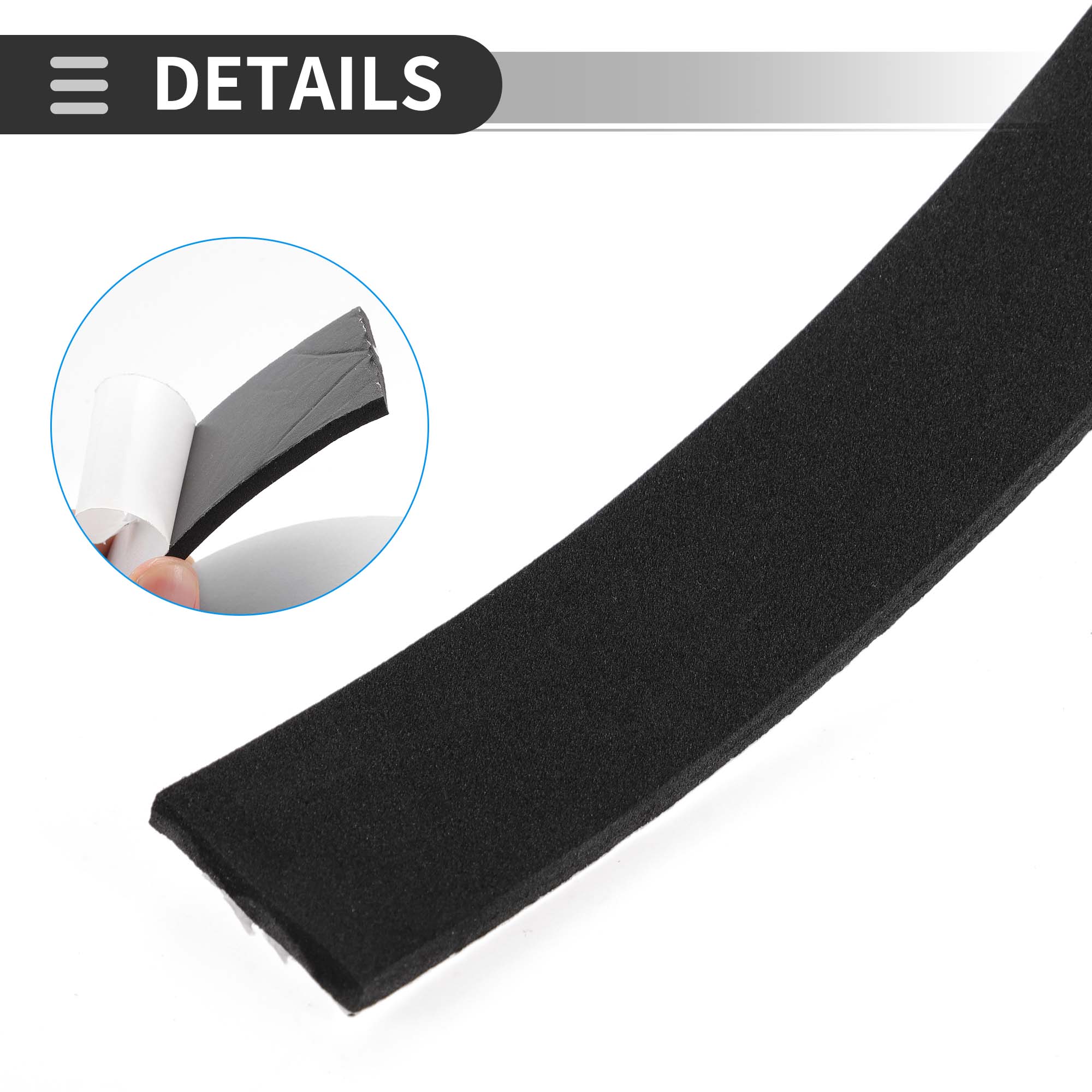 Unique Bargains Universal Weatherstrip Tarpaulin Repair Tape Leak-Proof ...