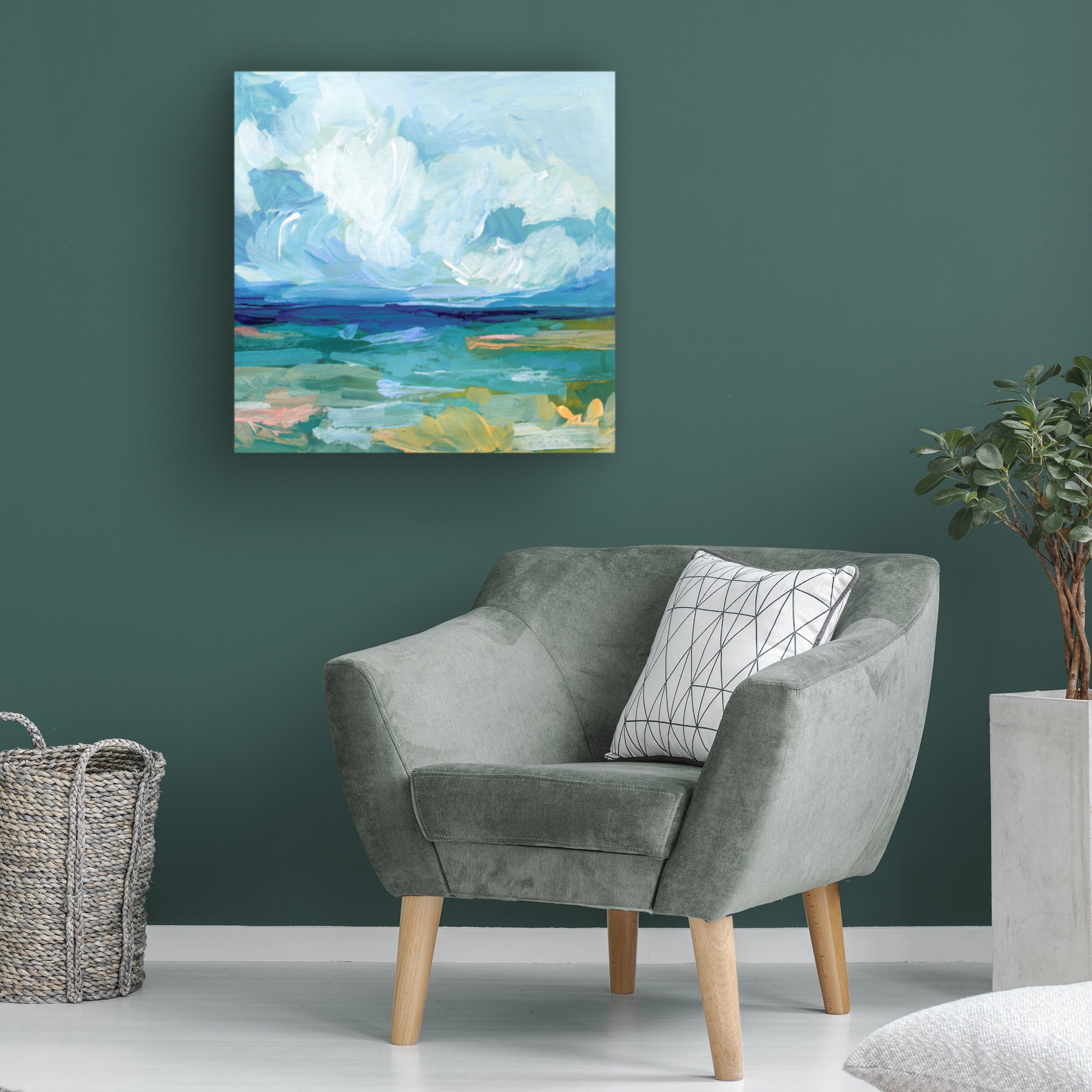 Trademark Fine Art Victoria Barnes Saltwaters Edge II Canvas Art in the ...