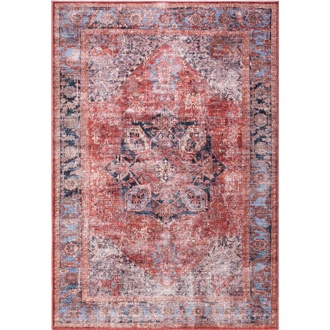 Abani Rugs LOL110A 8 X 10 (ft) Terracotta Indoor Medallion Area Rug at ... Abani Rugs LOL110A 8 X 10 (ft) Terracotta Indoor Medallion Area Rug at ...