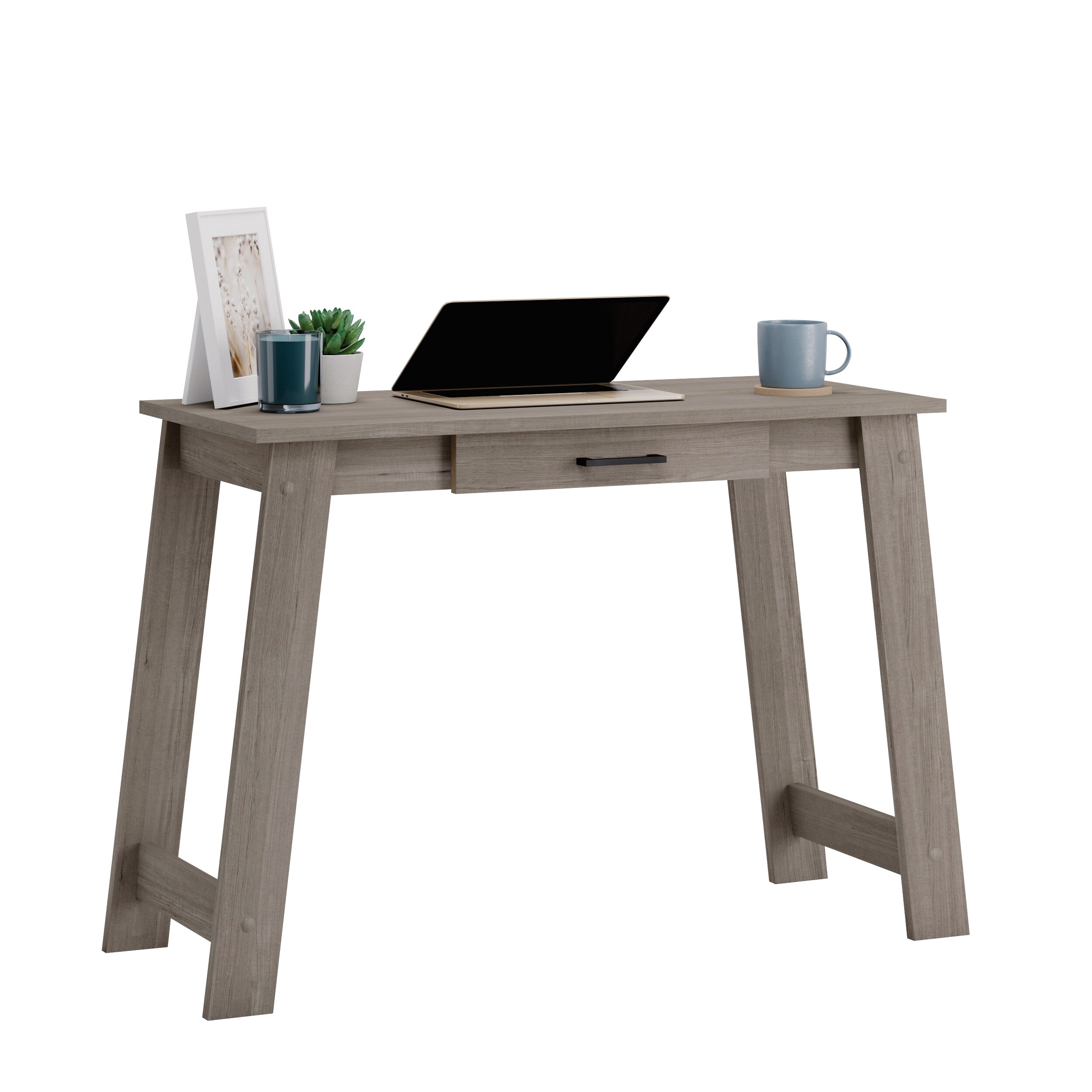 Blisstyle 39.25-in Brown Modern/Contemporary Computer desk in the Desks ...