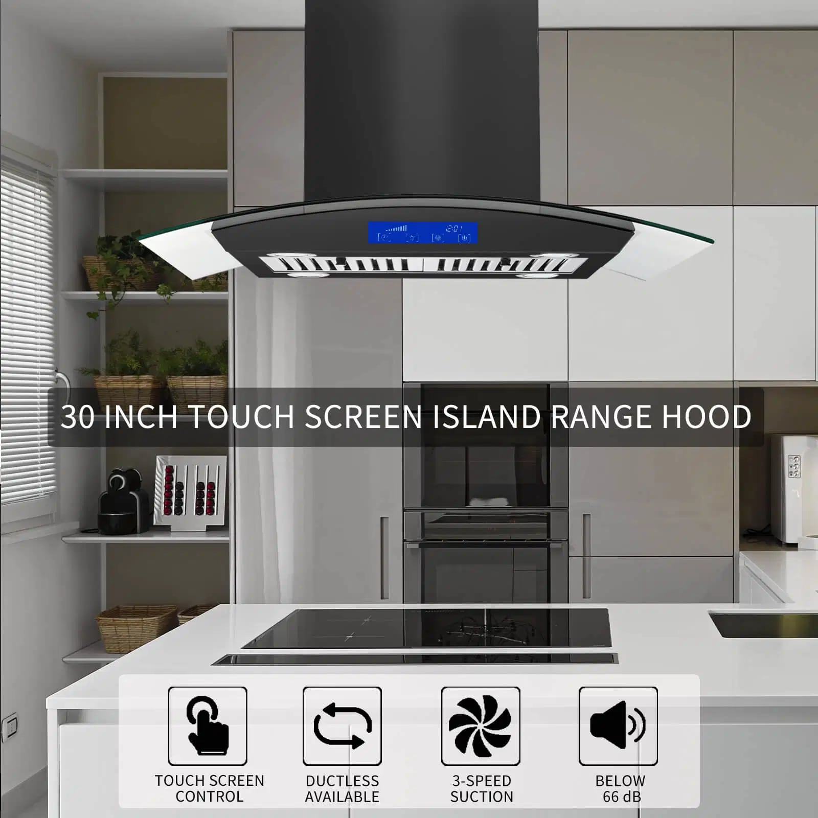 Ge island range hood 30 store