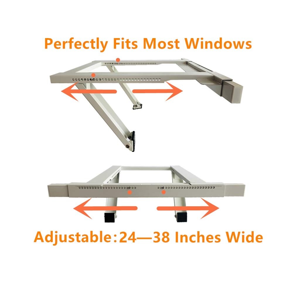 Phyfalip Universal Adjustable Window Air Conditioner Support Bracket ...