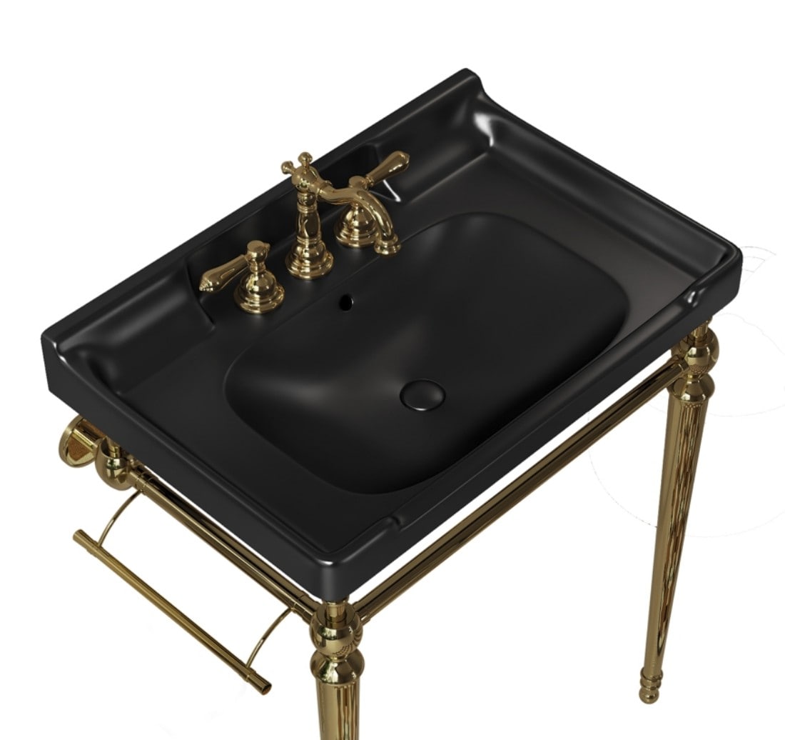 Tatayosi 28 Inches Bathroom Basin Ceramic with 3 pre-drilled hole NO ...