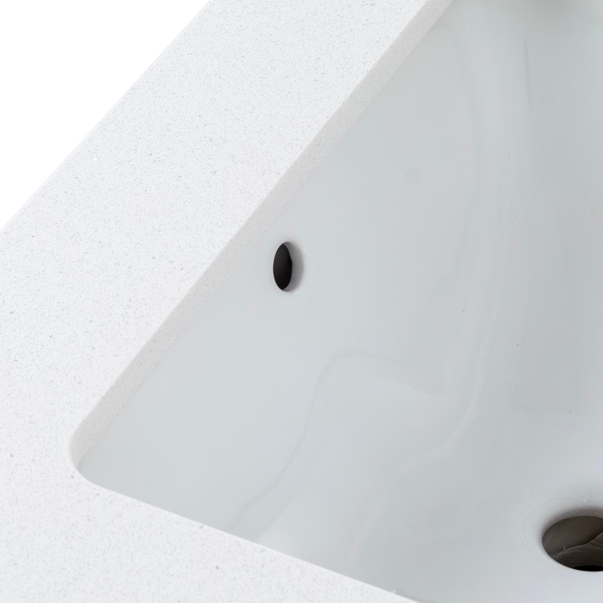 Diamond Sollman 60-in Kodiak Brown Undermount Single Sink Bathroom ...