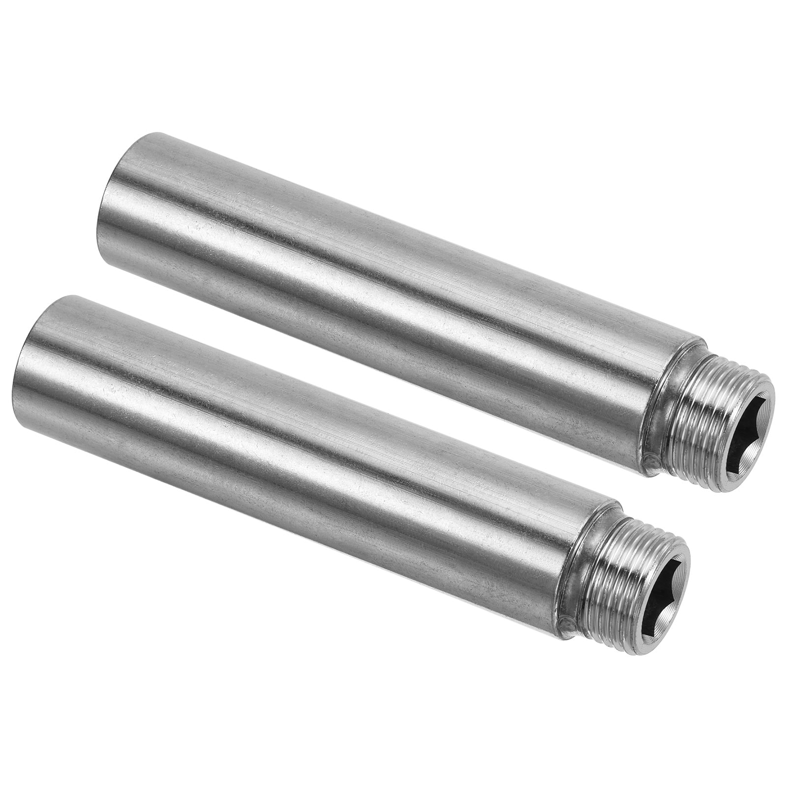 PATIKIL Shower Head Extension Arm 2 Pack Stainless Steel G1/2 Male to ...