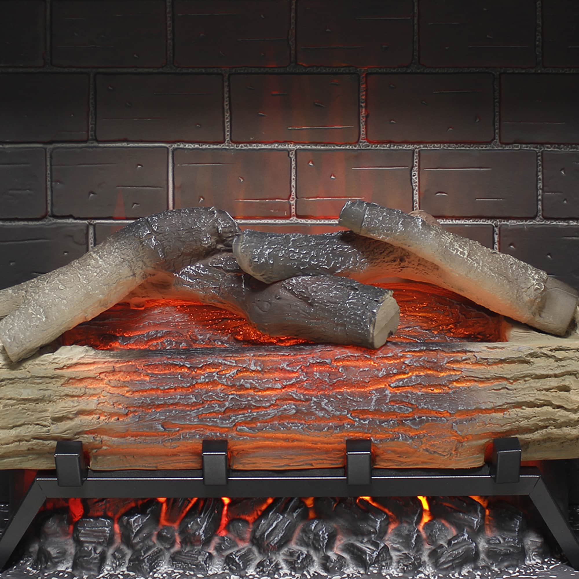 SINOFURN 28-in Black Electric Fireplace Insert SYC070003BK at Lowes.com