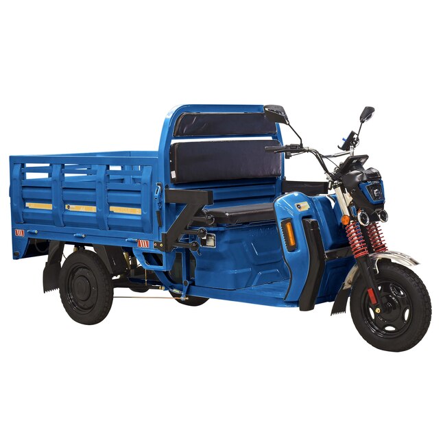 Massimo Massimo 1000w Cargo Max E Trike Blue In The Utvs And Golf Carts Department At