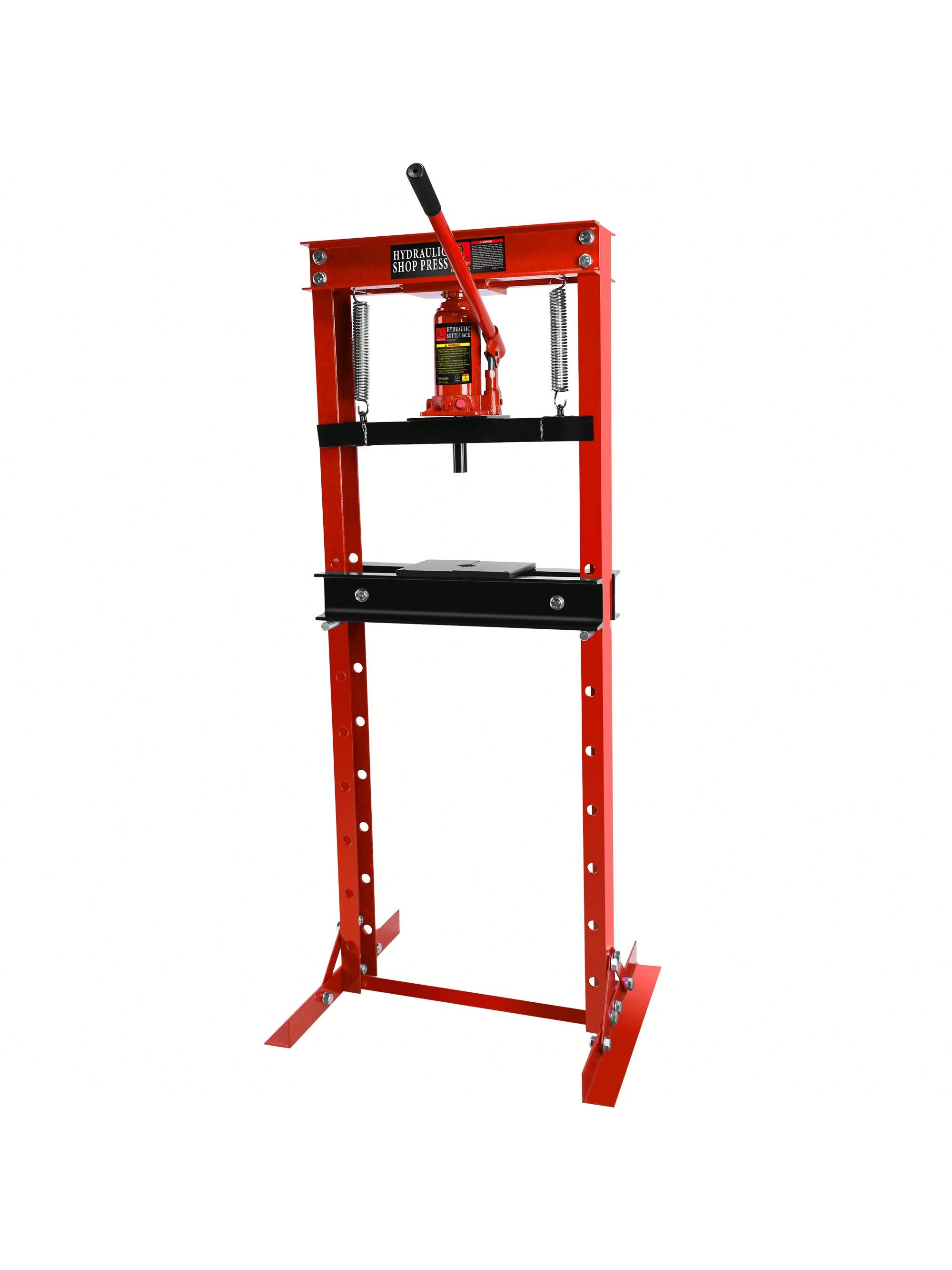 Qeetex Hydraulic Shop Press.6 Ton/12 Ton/20 Ton H-Frame Garage Floor ...