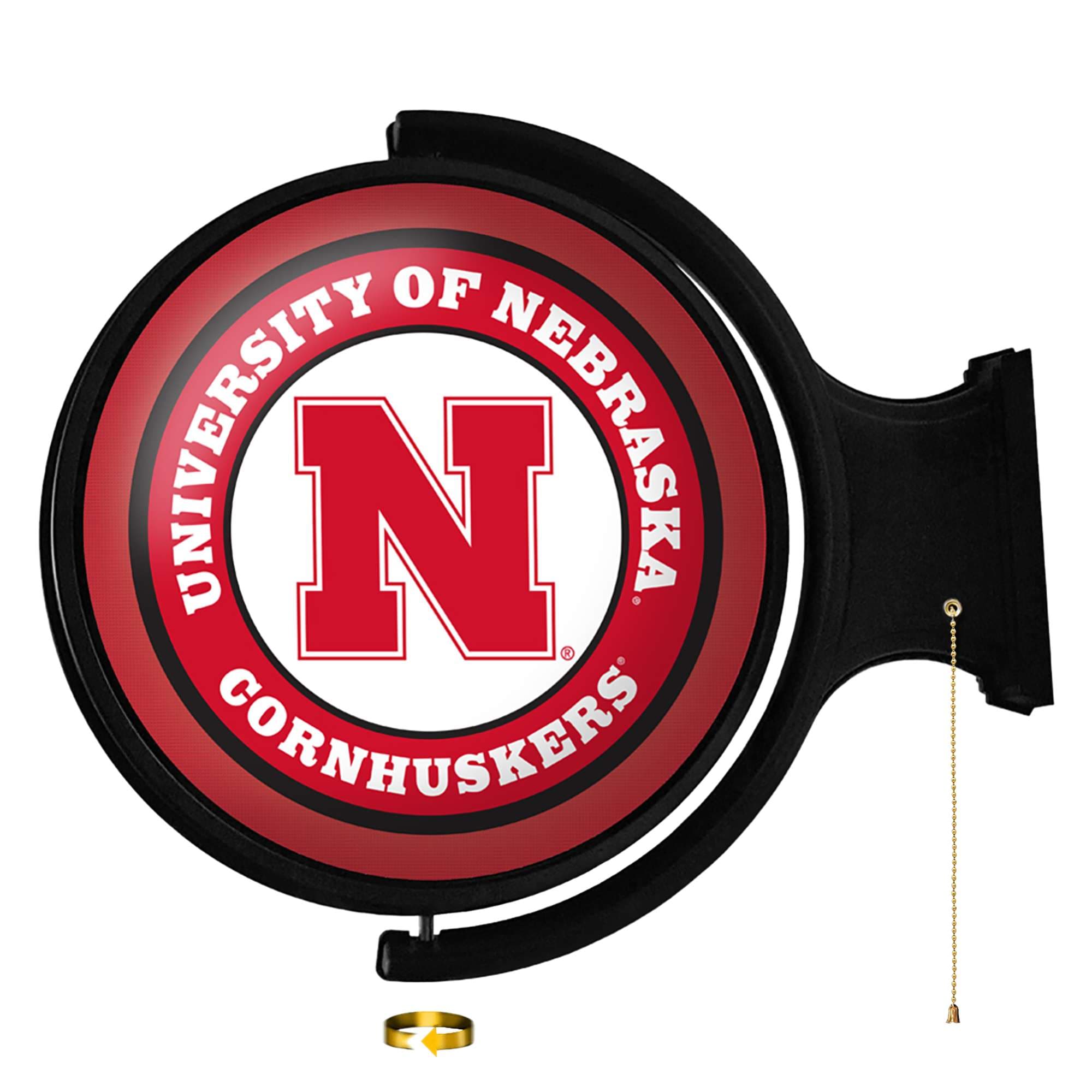 The Fan-Brand Nebraska Cornhuskers Rotating Wall Lights 23-in Constant ...