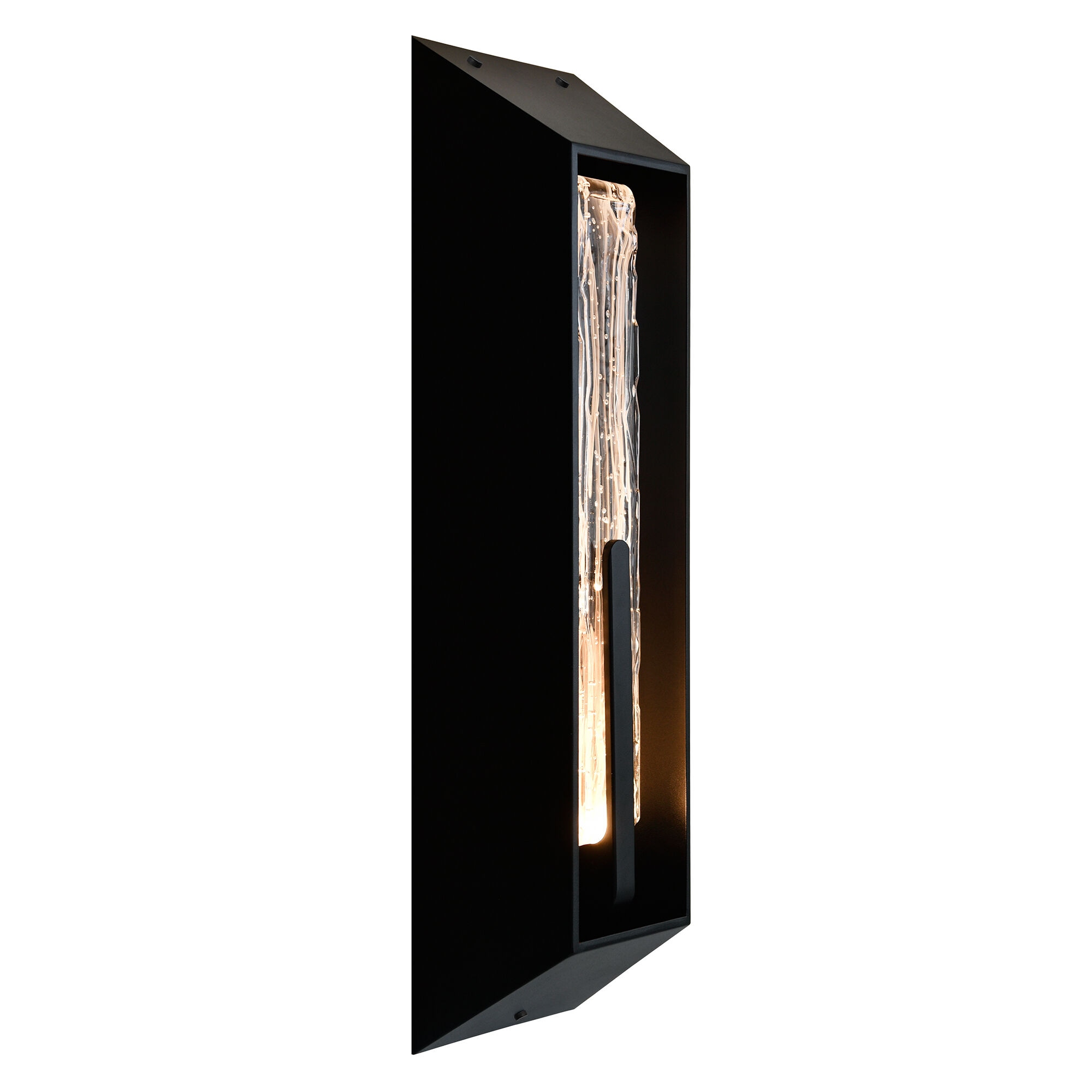 CWI Lighting Curva 24-in H Multiple finishes Black Hardwired Integrated ...