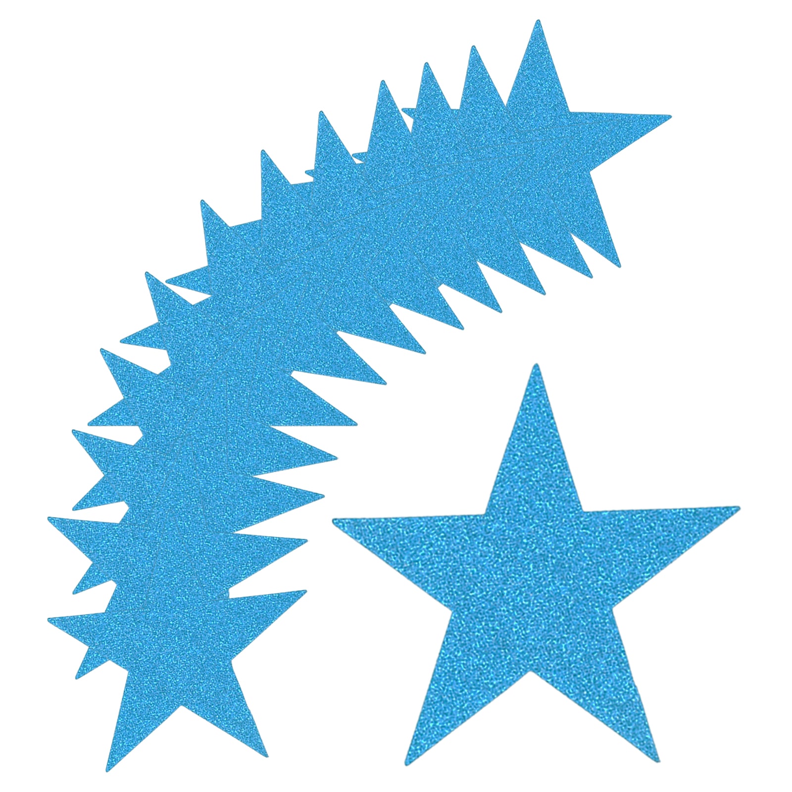 Unique Bargains Glitters Star Cutouts Paper Five Star Confetti Cutouts ...