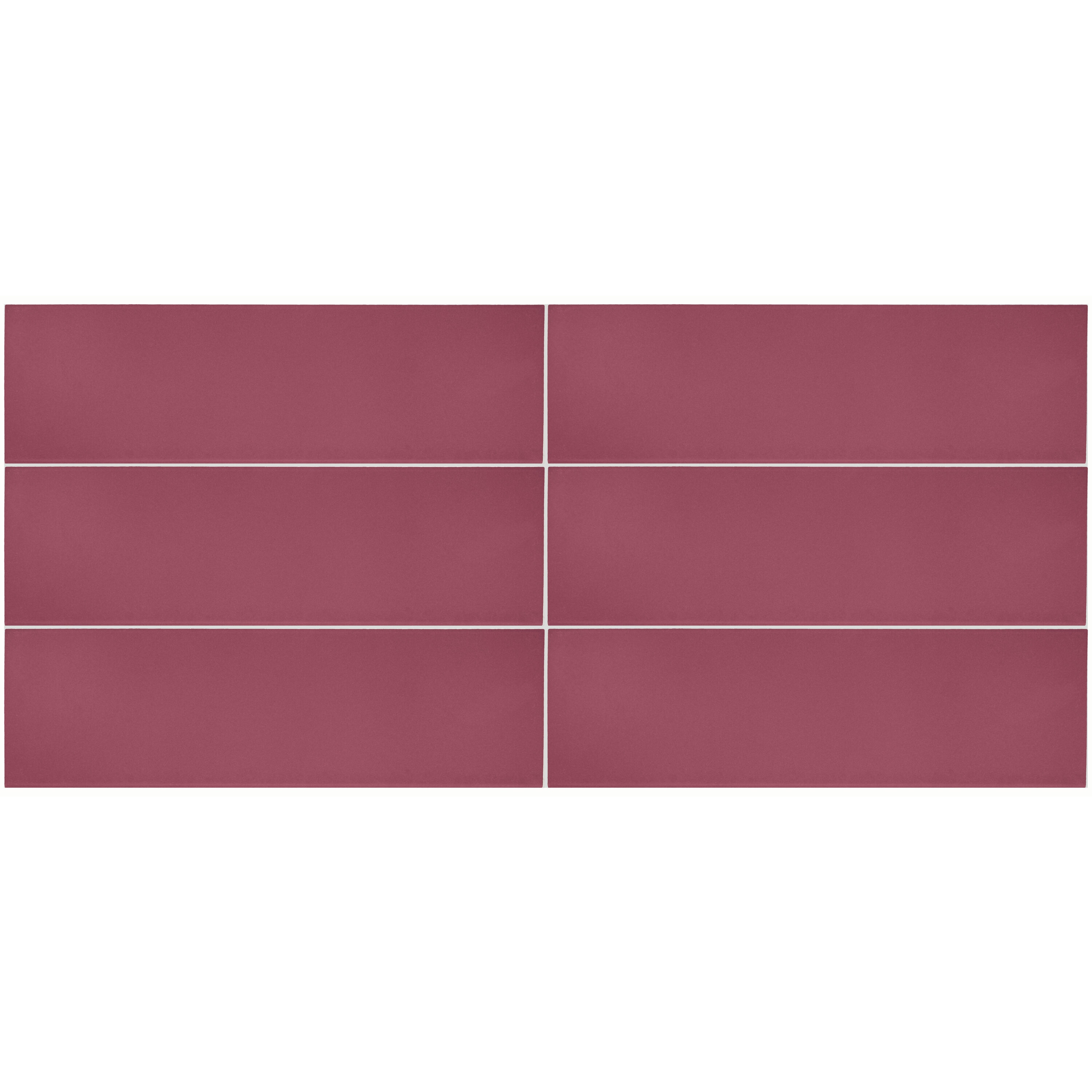 Daltile Stencil Berry 4-in x 12-in Matte Porcelain Subway Floor and ...