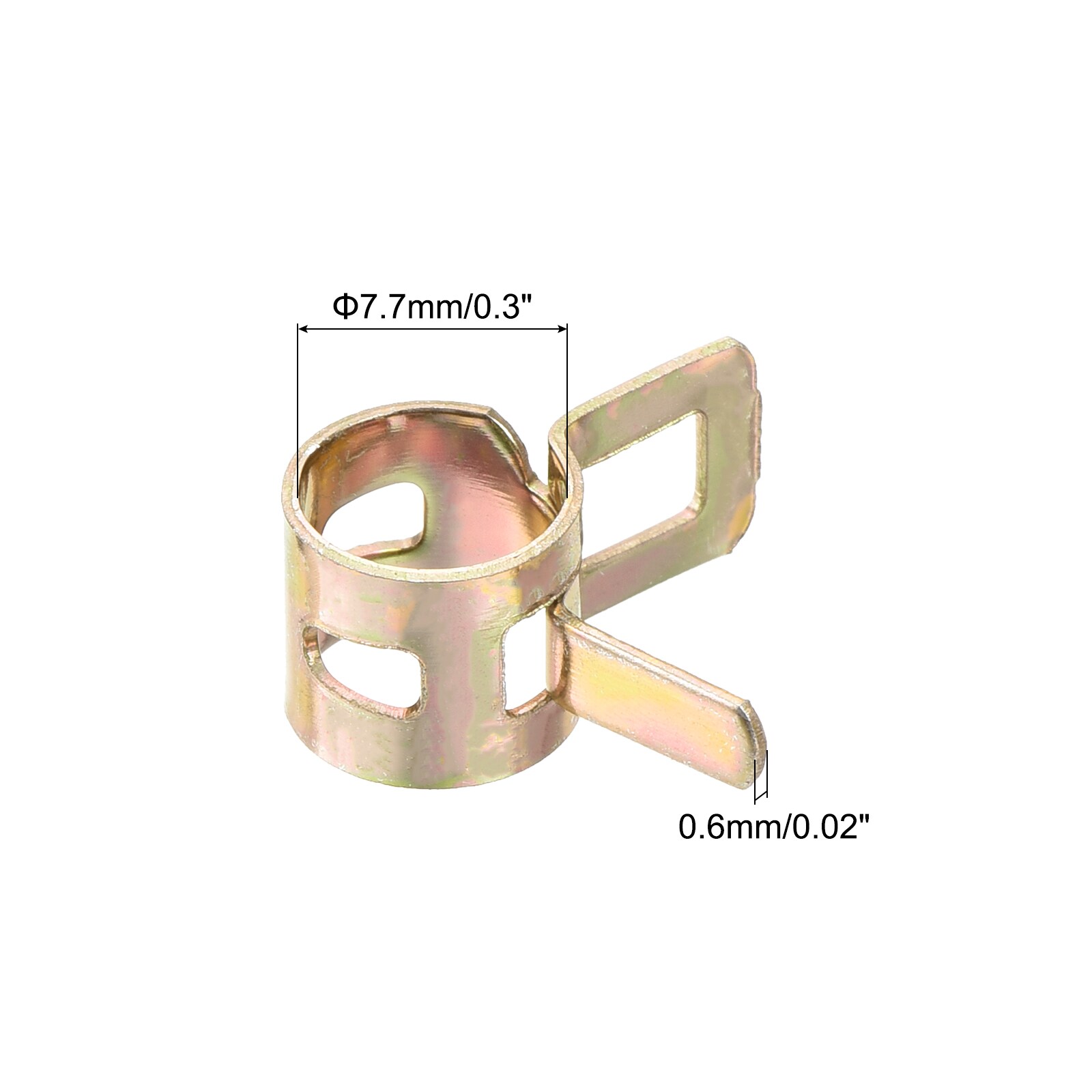 Unique Bargains ID 7.7mm 5/16inch Fuel Line Hose Clips Pipe ...