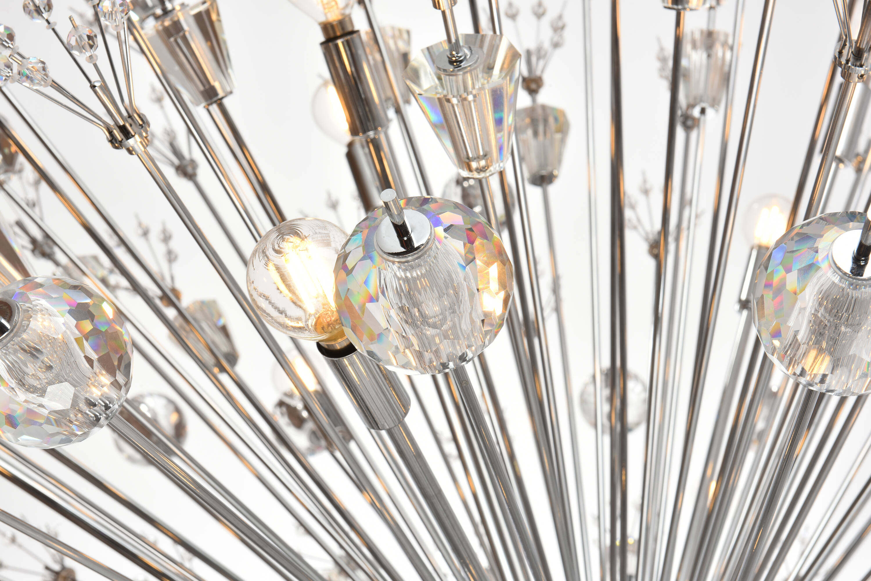 Elegant Decor Home Furnishing 34 -Light Chrome Modern/contemporary ...
