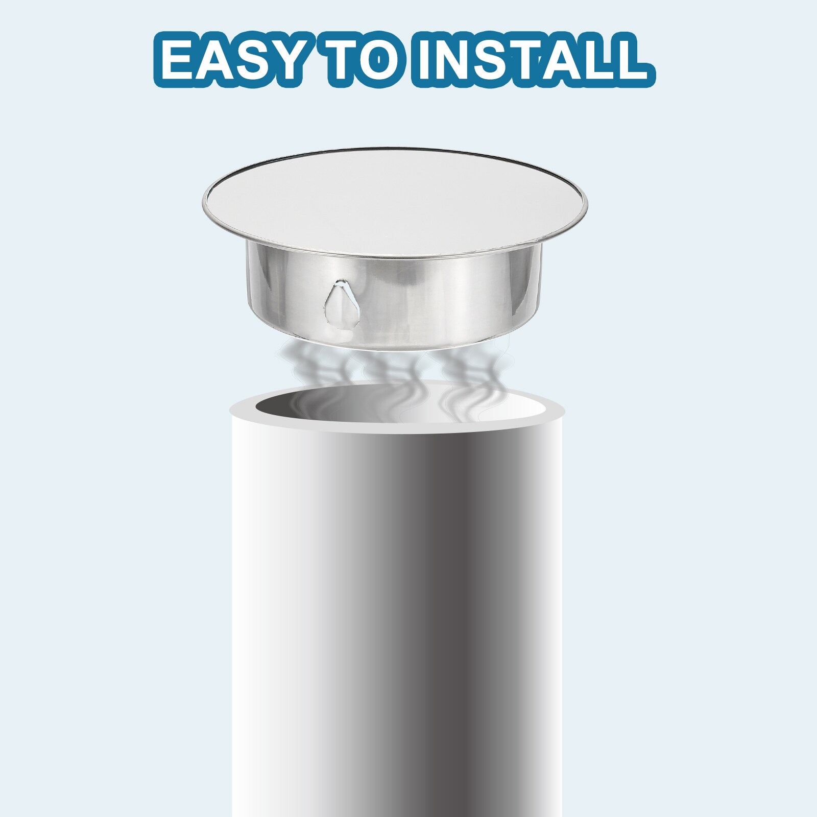 PATIKIL Chimney Hole Cap 75mm 3 Inch Tightness Adjustable Round ...