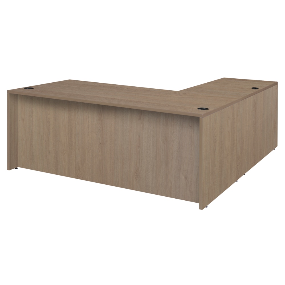 Regency Legacy 71-in Brown Modern/Contemporary L-shaped desk in the ...