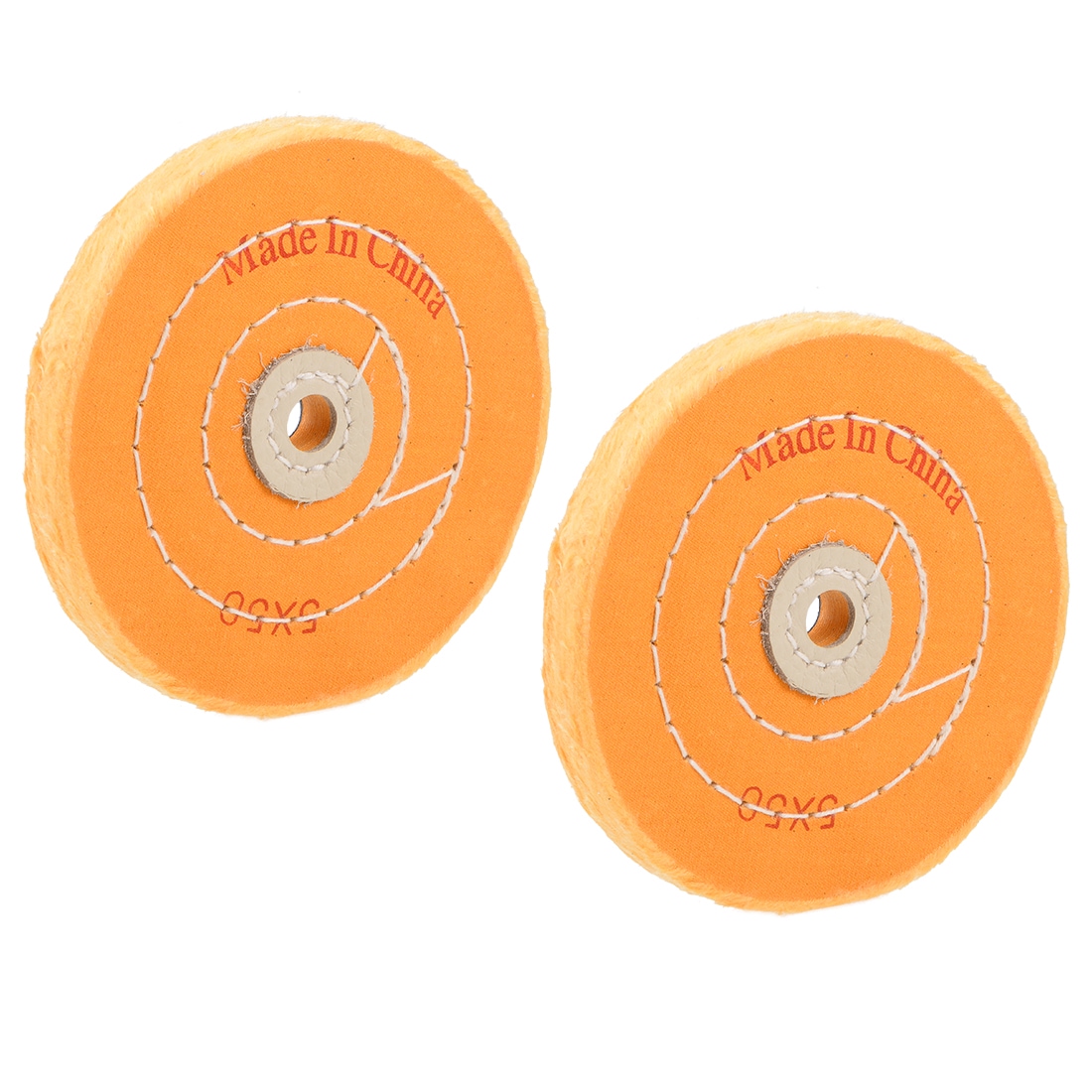 Unique Bargains 5-Inch Cotton Buffing Wheel Polishing for Bench Grinder ...