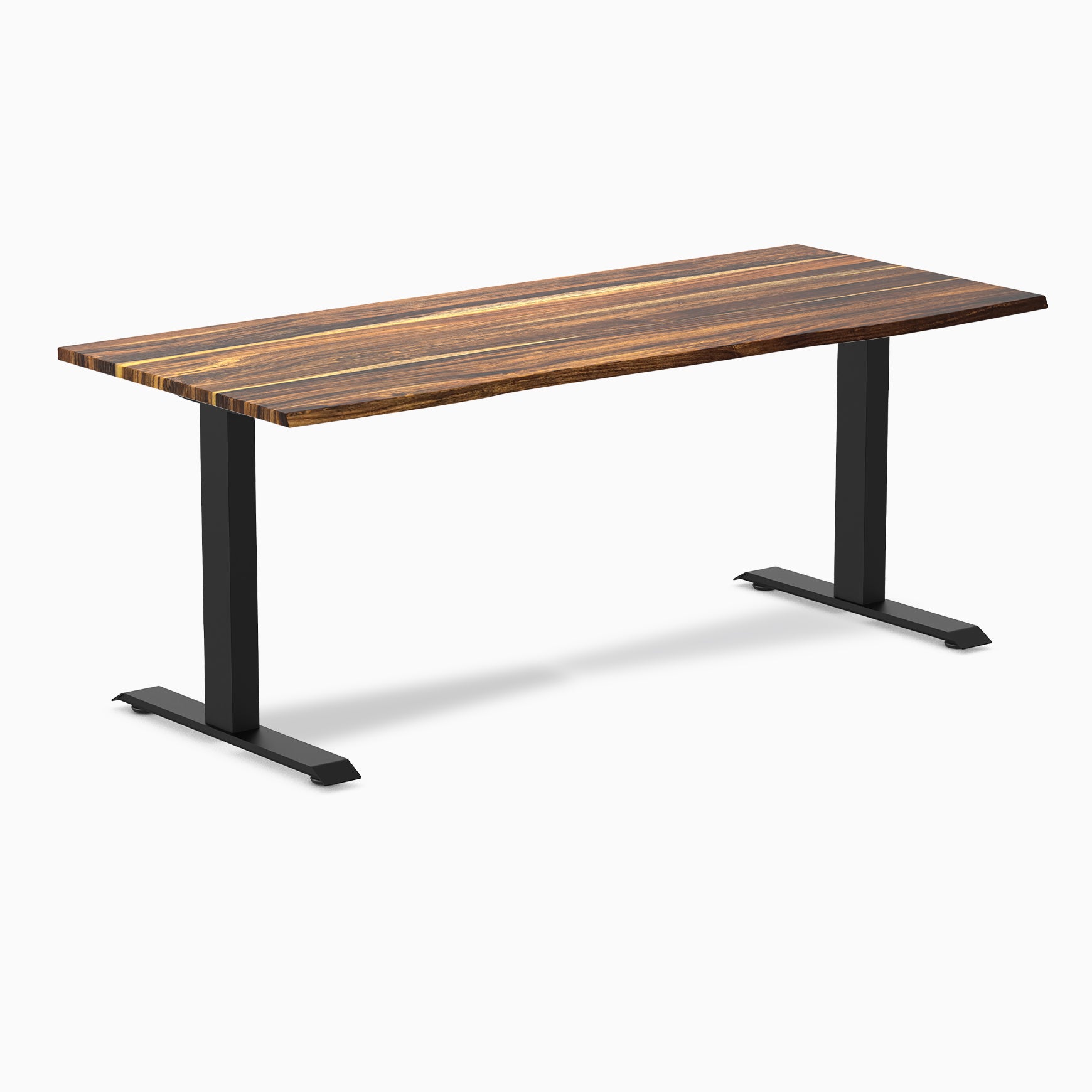 Desky Zero Hardwood Office Desk - Pheasantwood / 48 x 30 inches / Space ...