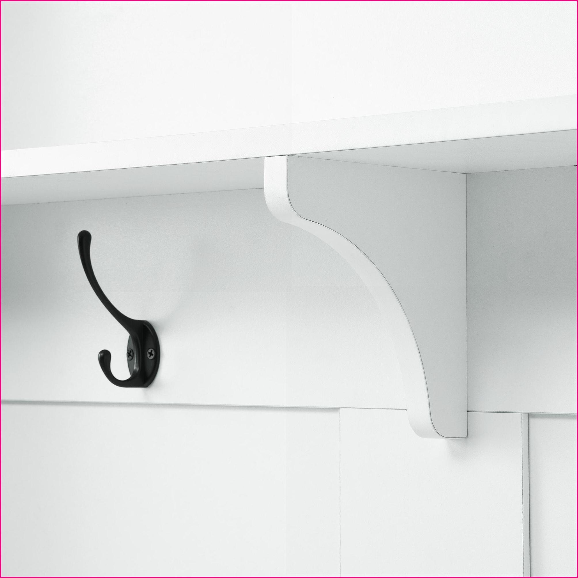 SunJet Hall Tree Modern White Mudroom Storage with 5 Hooks Cabinet 2 ...