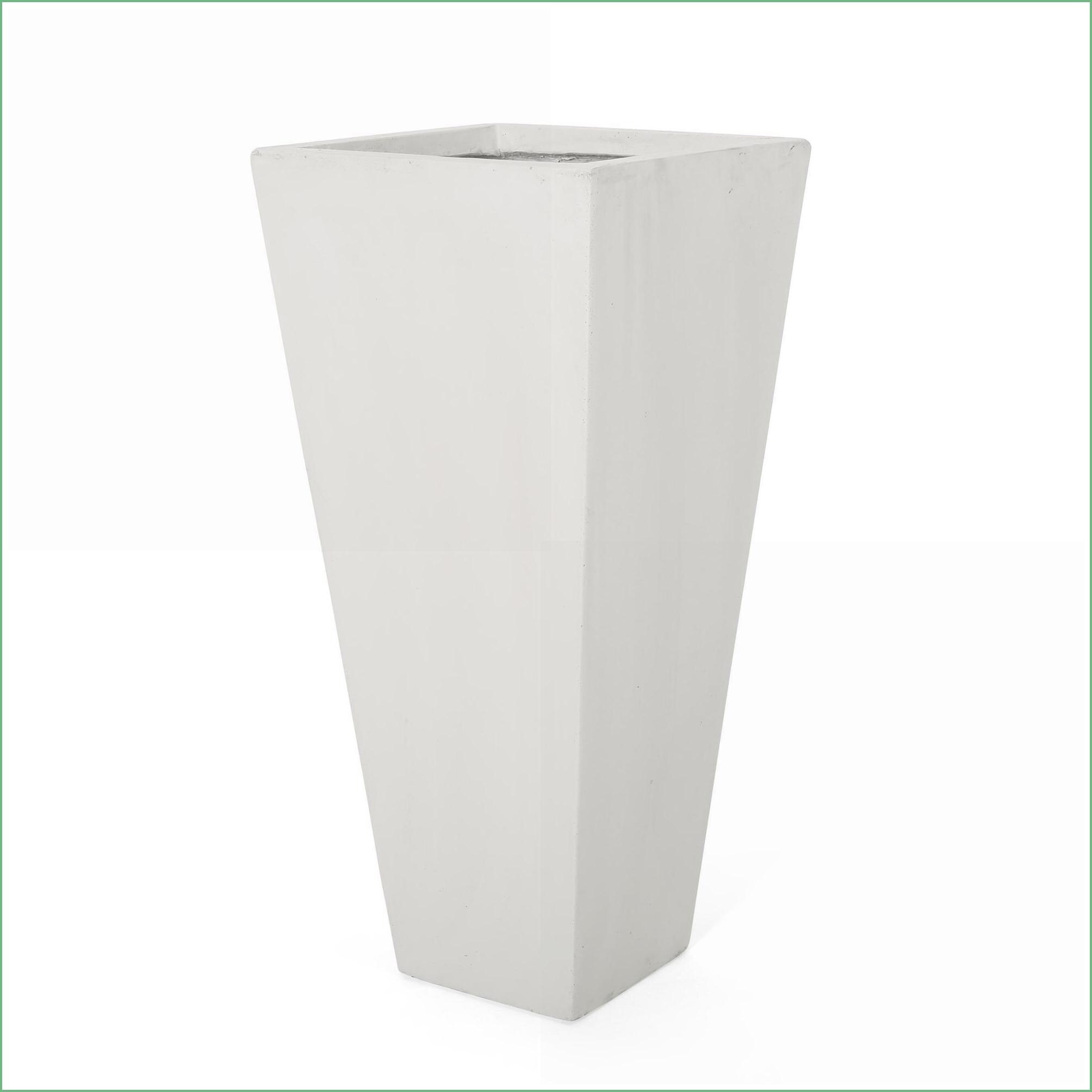 Watnature Planter Modern Outdoor MGO Cast Stone Planter 13 times 25.5 ...