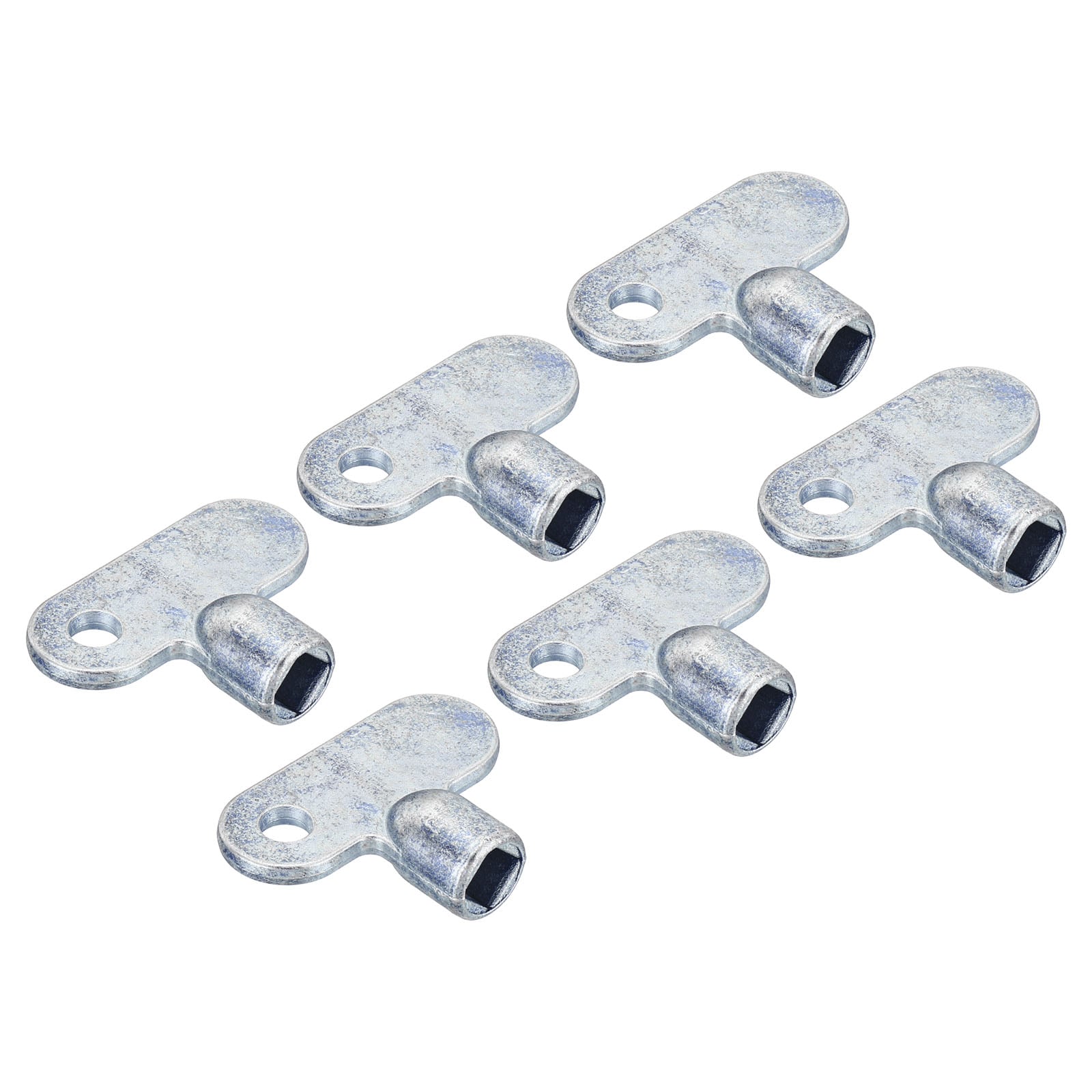 PATIKIL Radiator Valve Keys 6 Pack Zinc Alloy Square Socket Vent Air ...