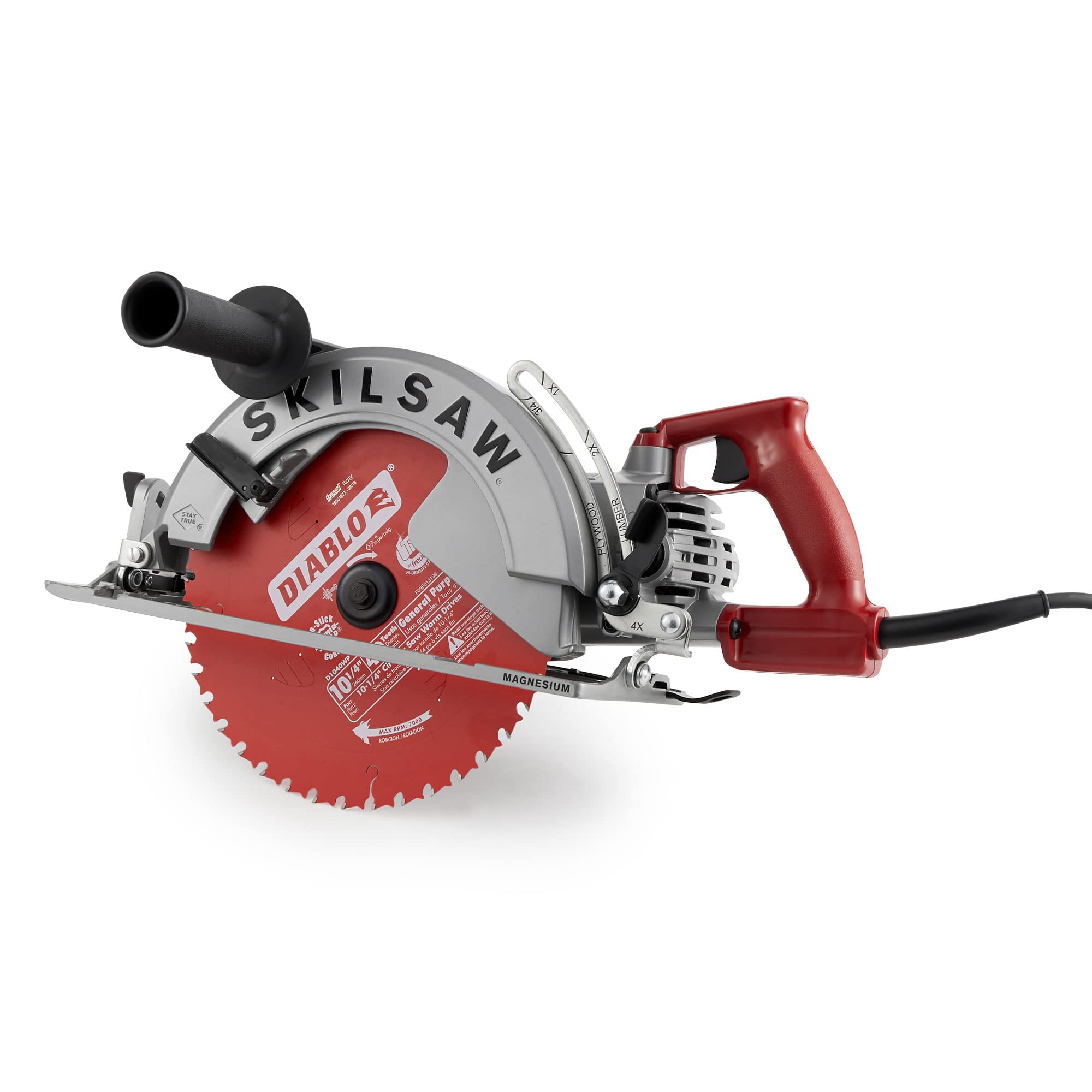 SKILSAW Sawsquatch Magnesium Worm Drive Circular Saw 10-1/4 in 15 Amp ...
