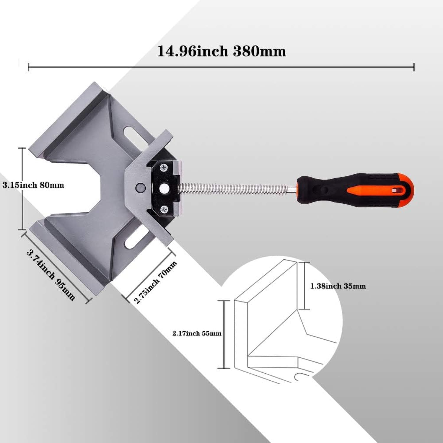 Etokfoks 4pcs Right Angle 90 Degree Wood Clamps For Woodworking With ...