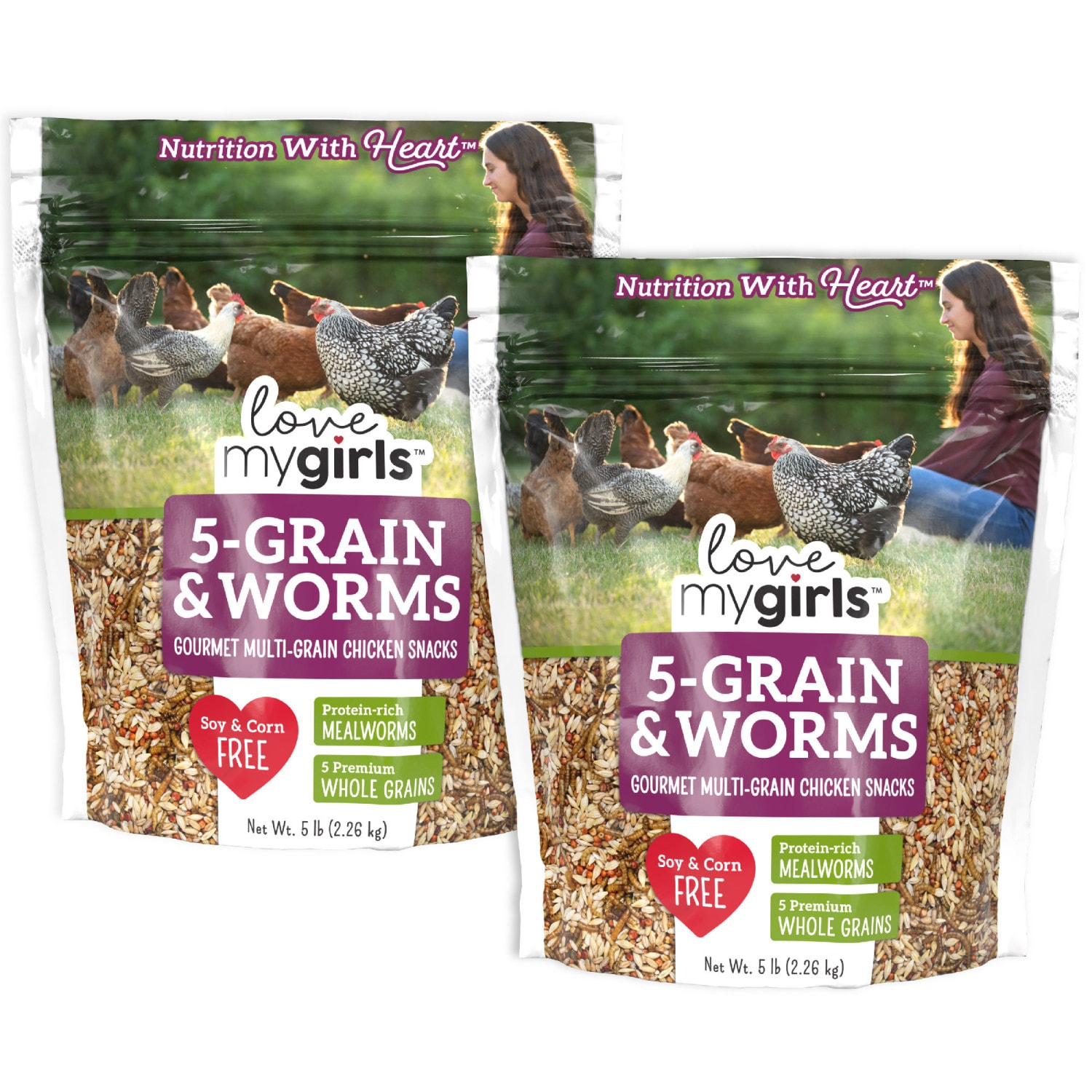 Love My Girls Snacks for Dog/Cat 5-Grain and Worms Flavor 5 Pound(s) in ...