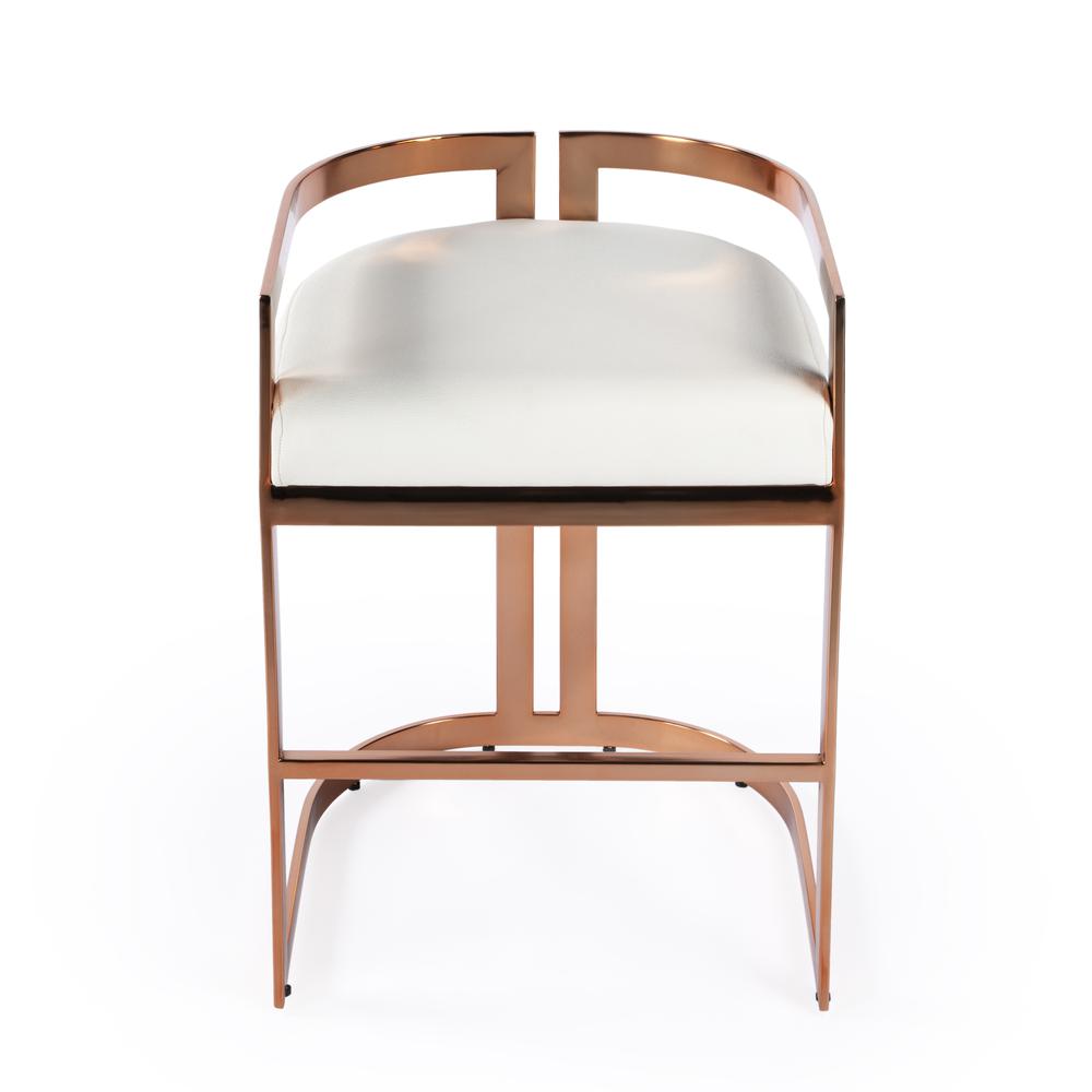 Butler Specialty Clarence Faux Leather 25 Counter Stool Gold in the Bar ...