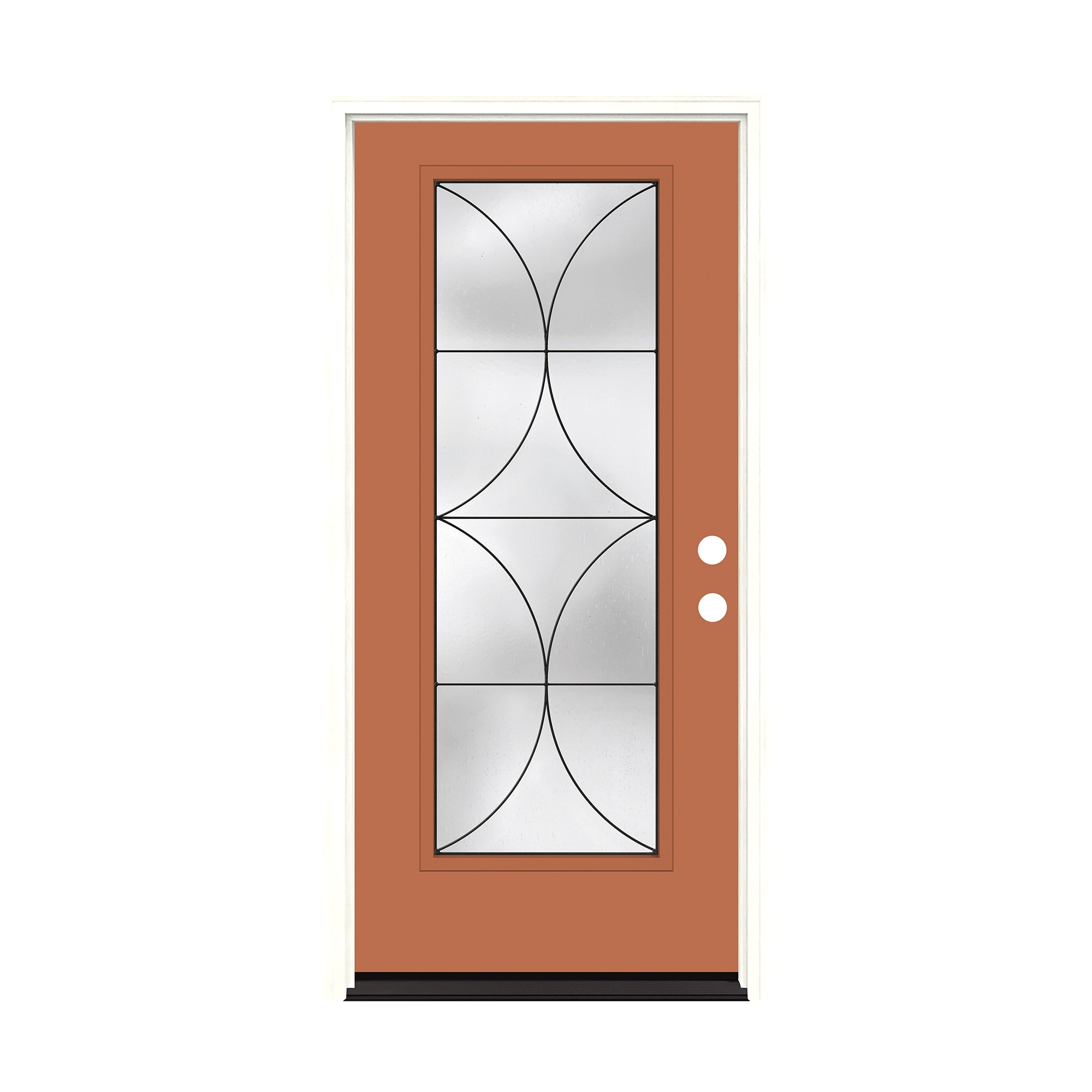 Therma-Tru Latitude 36-in x 80-in x 4-9/16-in Fiberglass Left-hand ...