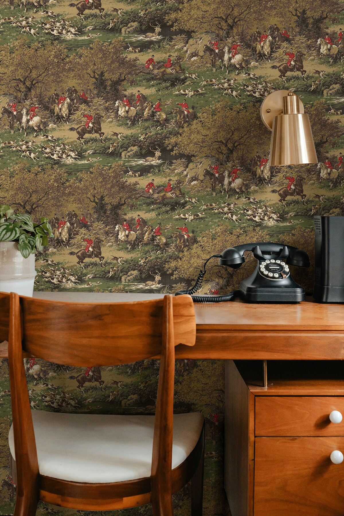 NextWall 30.75-sq ft Chestnut and Rosemary Vinyl Scenic Self-adhesive ...