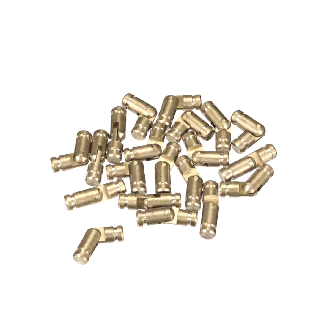 Unique Bargains 20pcs Folding Support Hidden Concealed Cylinder Hinge ...