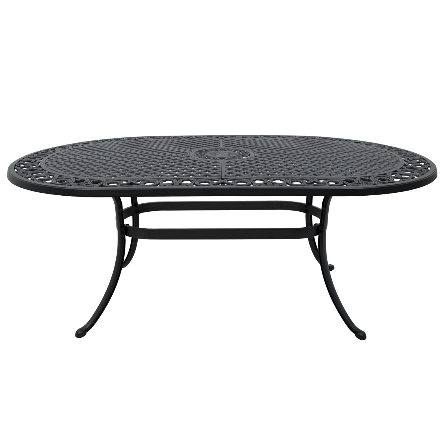 42 Inch Wide Cast Aluminum Patio Table Patio Tables at Lowes.com