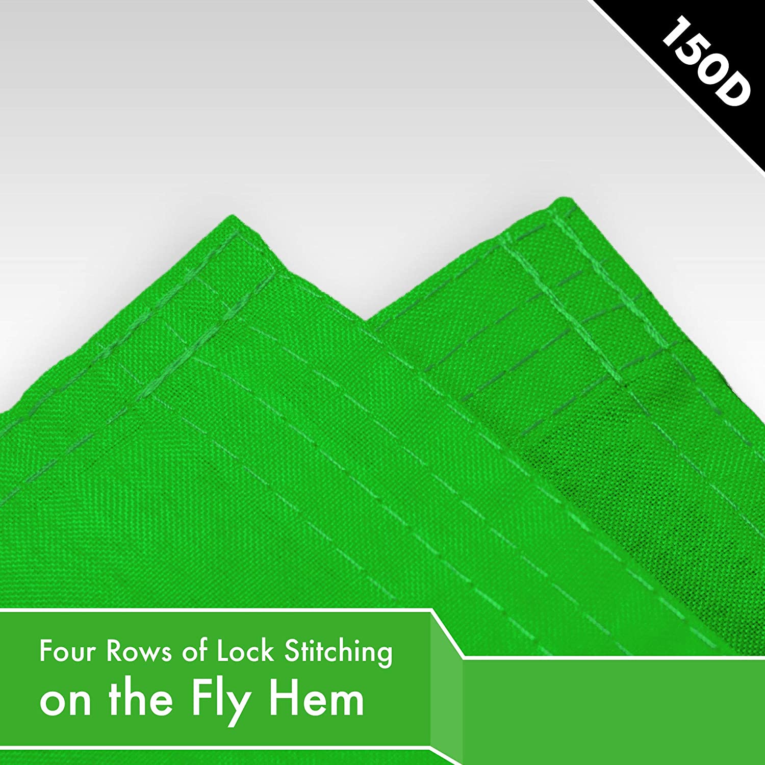 G128 6-ft W x 4-ft H Solid Lime Green Color Flag in the Decorative ...