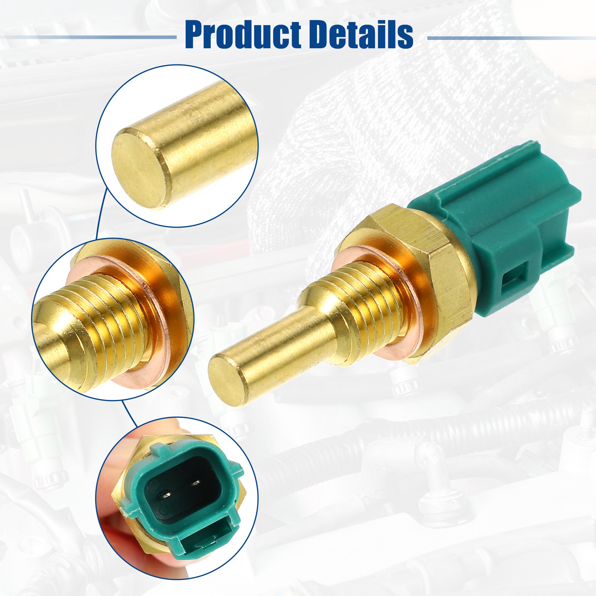 Unique Bargains Water Temperature Sensor Engine Coolant Temperature ...