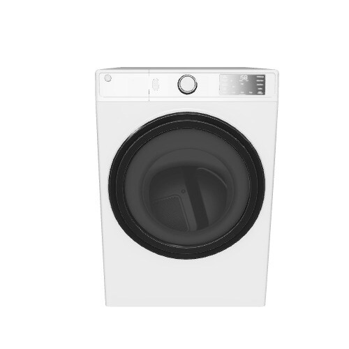 GE 7.8-cu ft Stackable Vented Smart Electric Dryer (White) ENERGY STAR ...