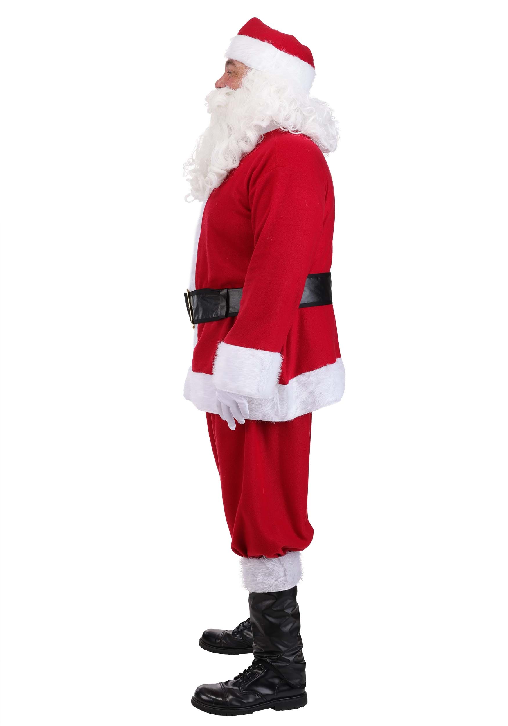 HalloweenCostumes.com FUN Costumes Plus Size Flannel Santa Claus Men's ...