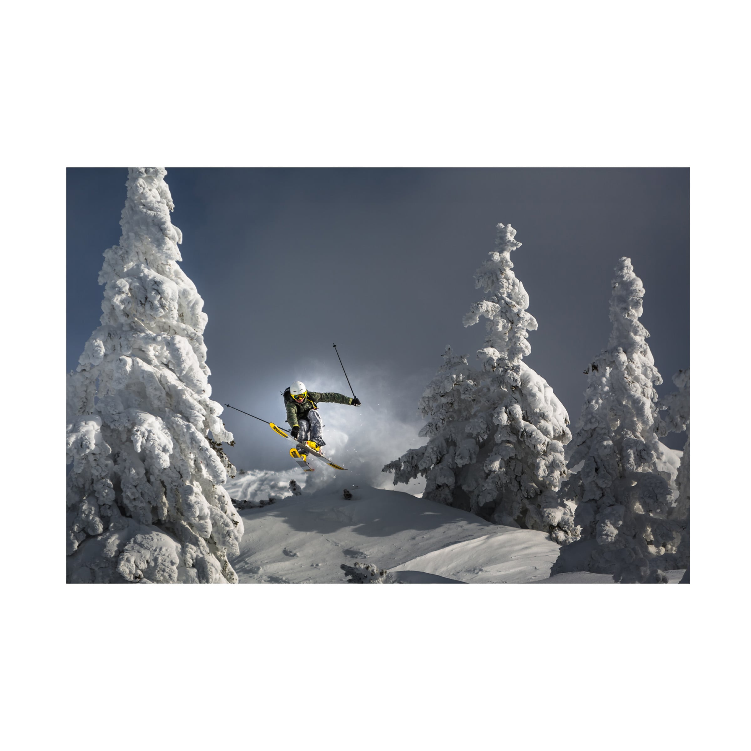 Trademark Fine Art Sandi Bertoncelj Ski Is Life Canvas Art in the Wall ...