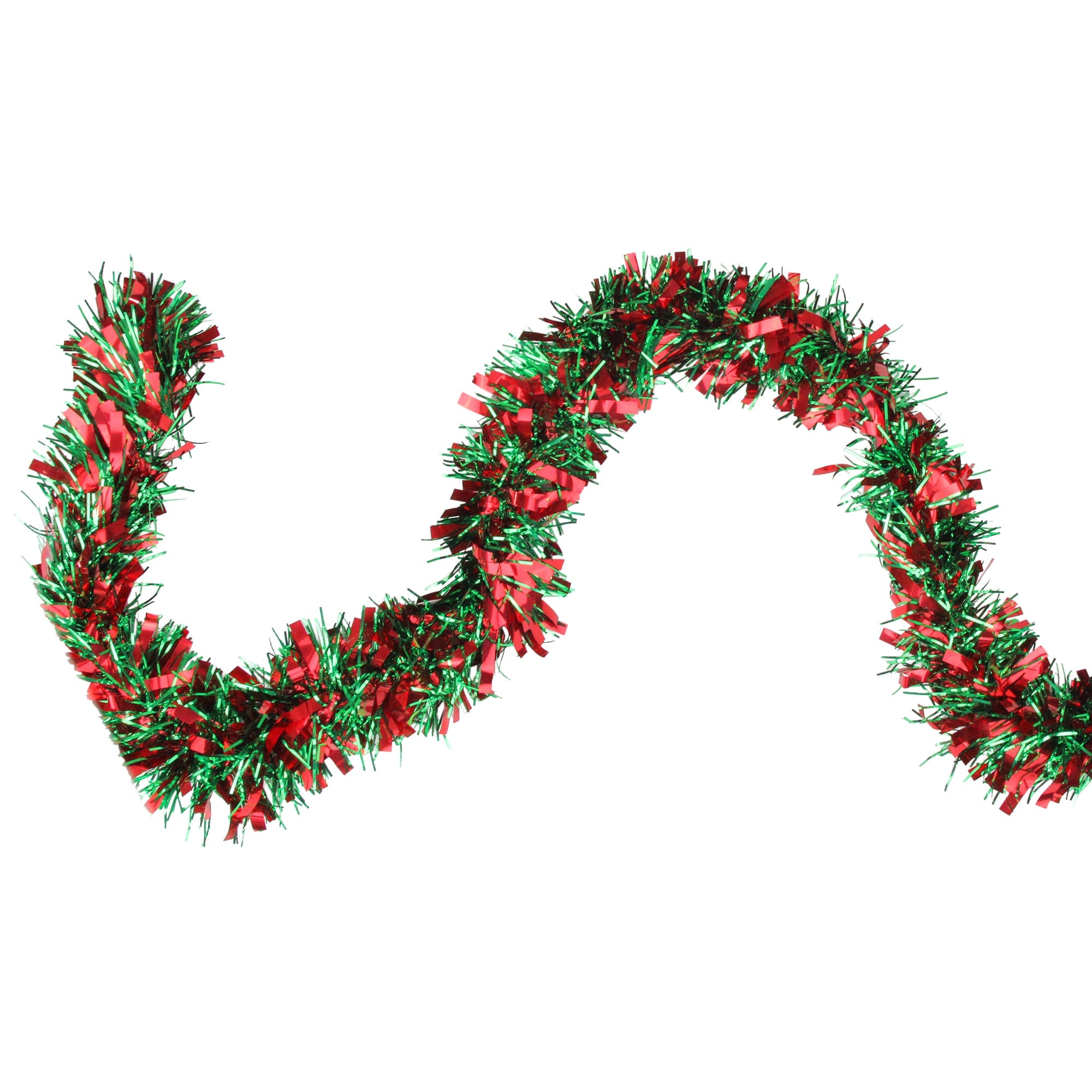 Northlight Wide Cut Tinsel Commercial Christmas Garland - 50 feet x 4 ...
