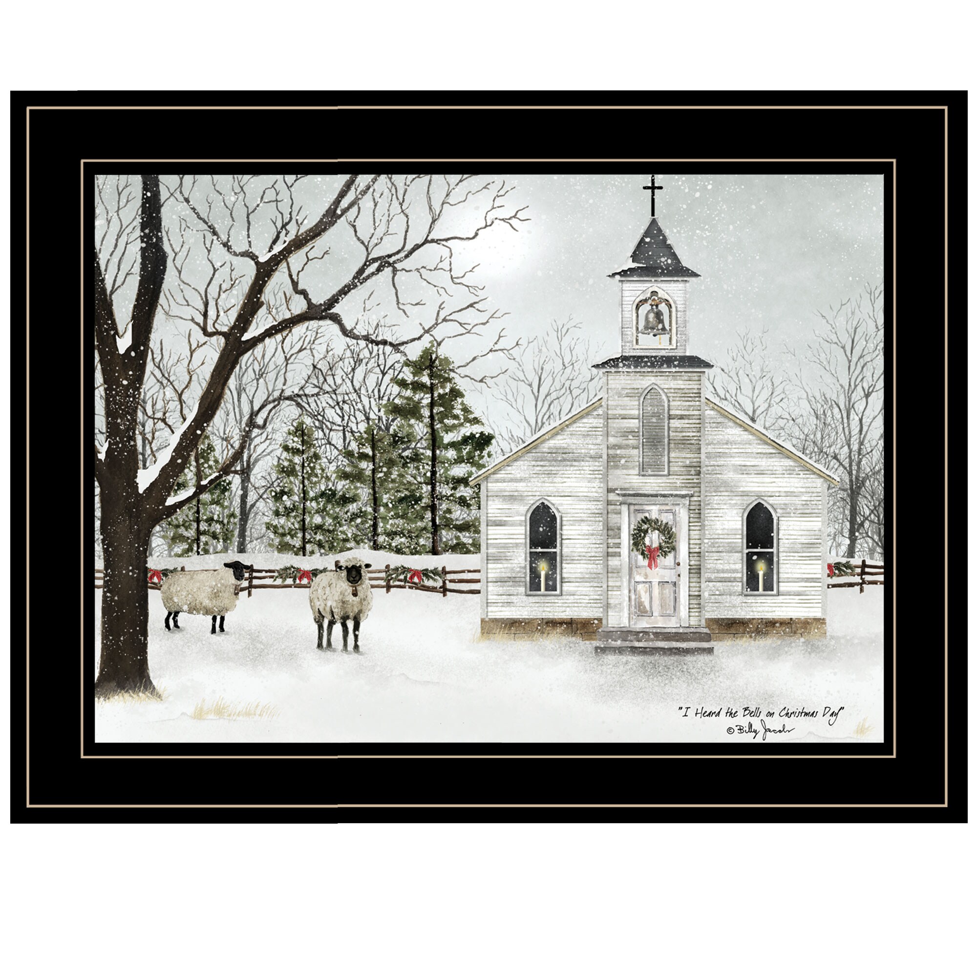 LOVMOR Christmas Trees for Sale Billy Jacobs Ready to Hang Framed Print ...