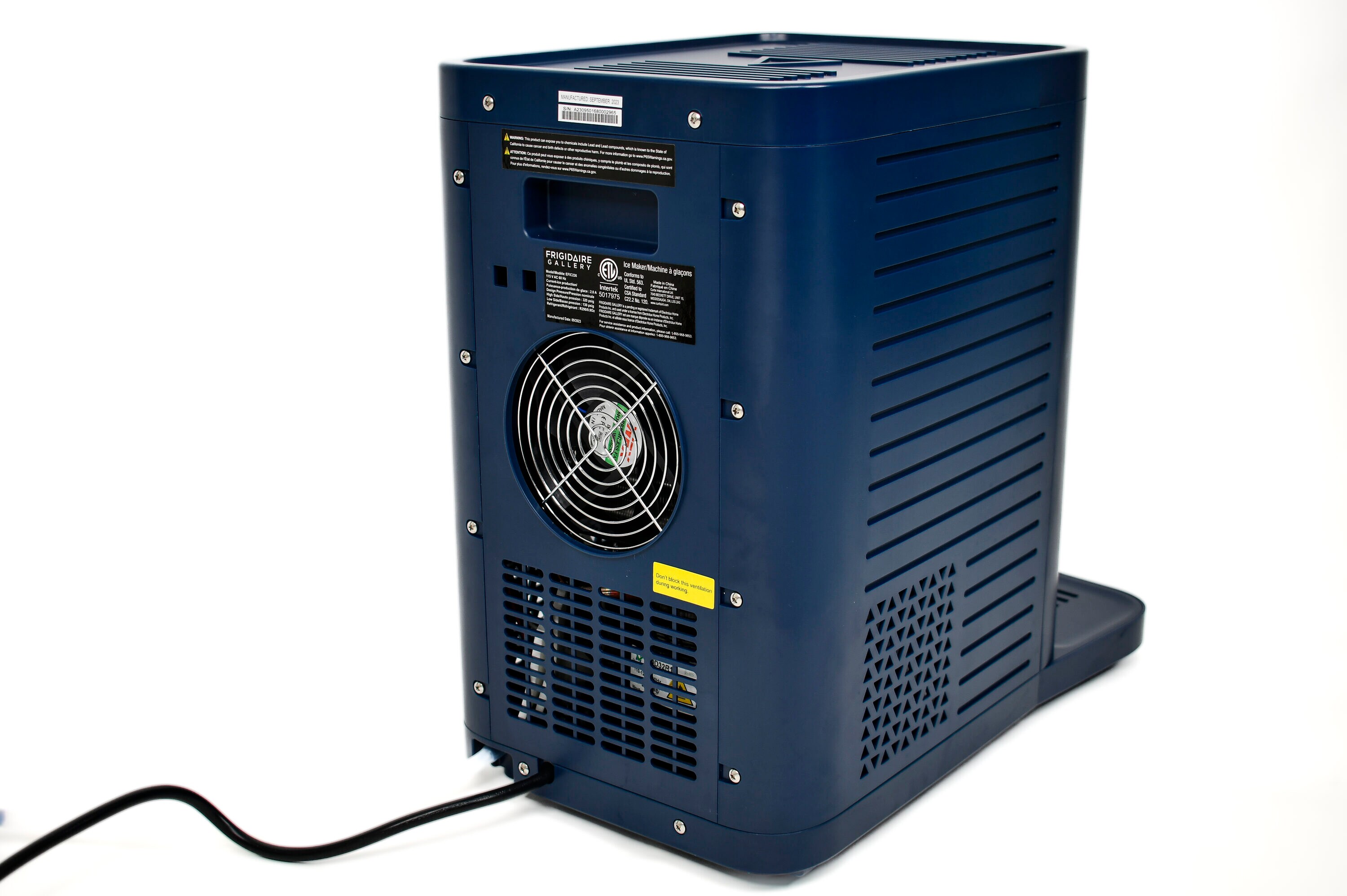Frigidaire 44-lb Ice Per day Countertop Craft Ice Maker (Blue) EFIC236 ...