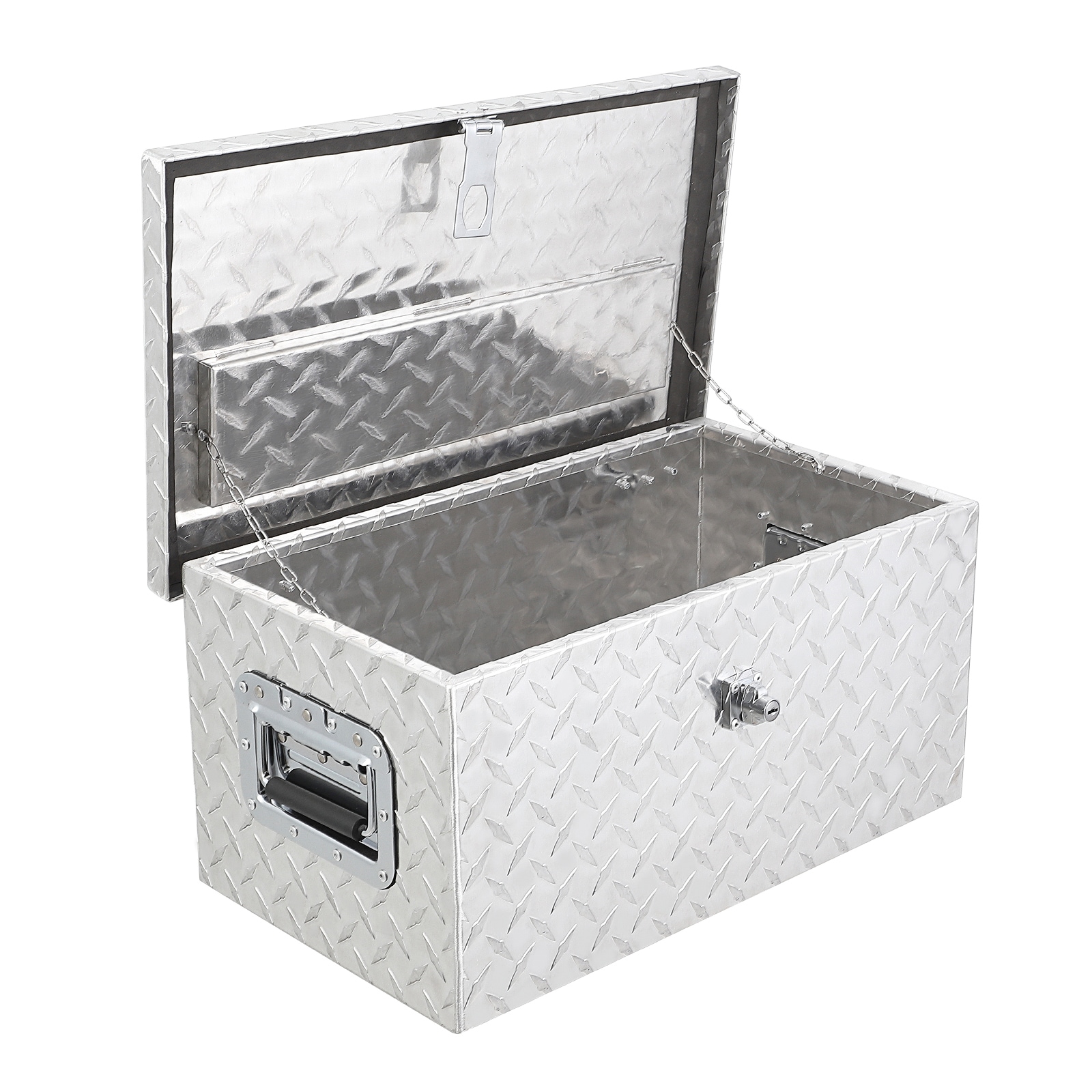 Garvee 48 Inch Aluminum Truck Bed Tool Box Heavy Duty Diamond Plate ...