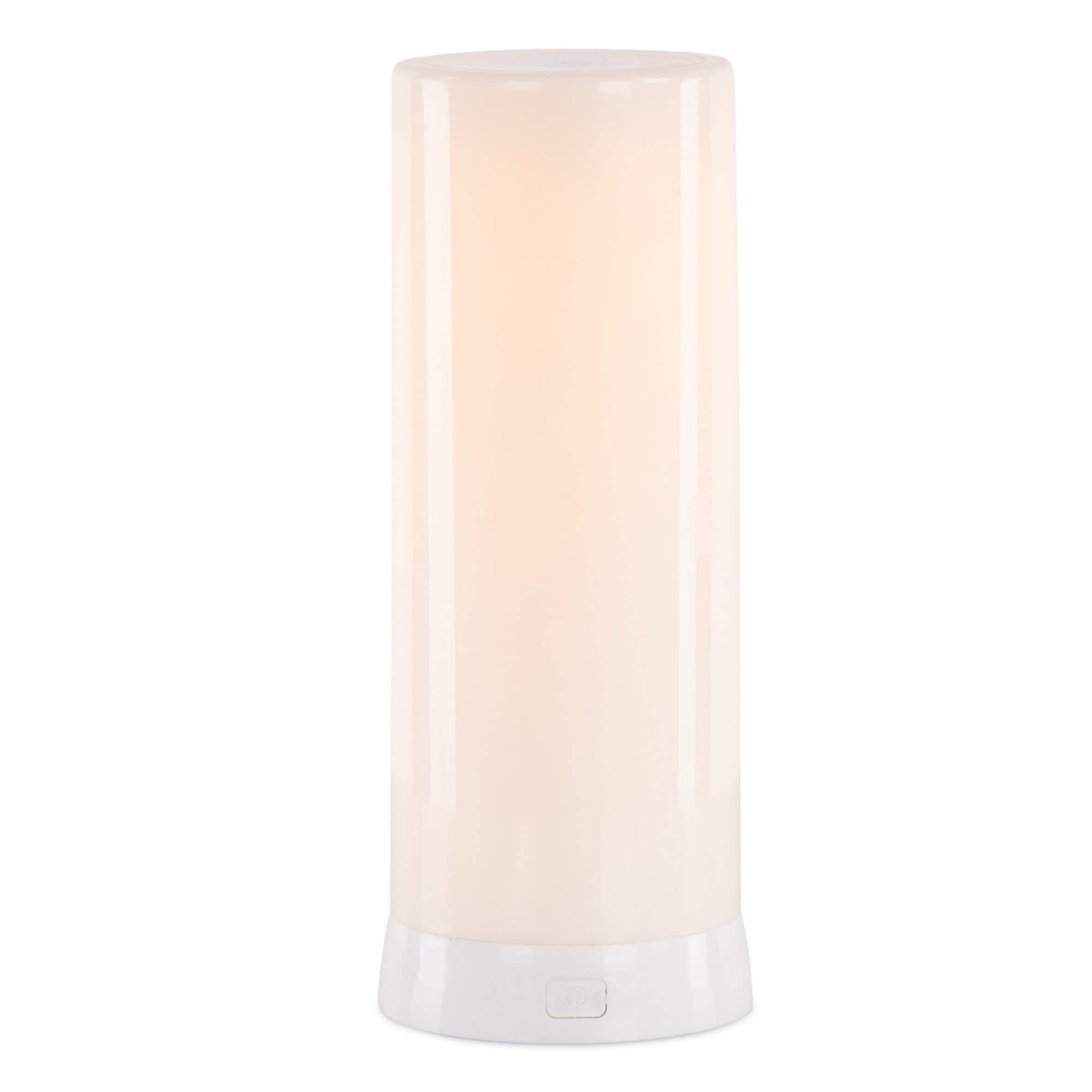 Melrose International LED FIA Flame Designer Candle with White Hue 7.5 ...