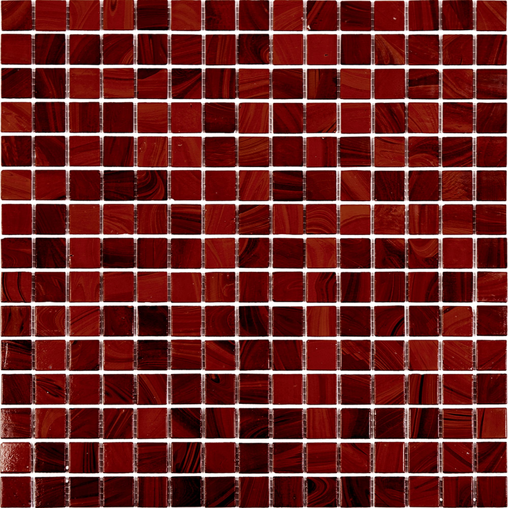 Apollo Tile Dune Ruby Red 12-in x 12-in Glossy Glass Uniform Squares ...