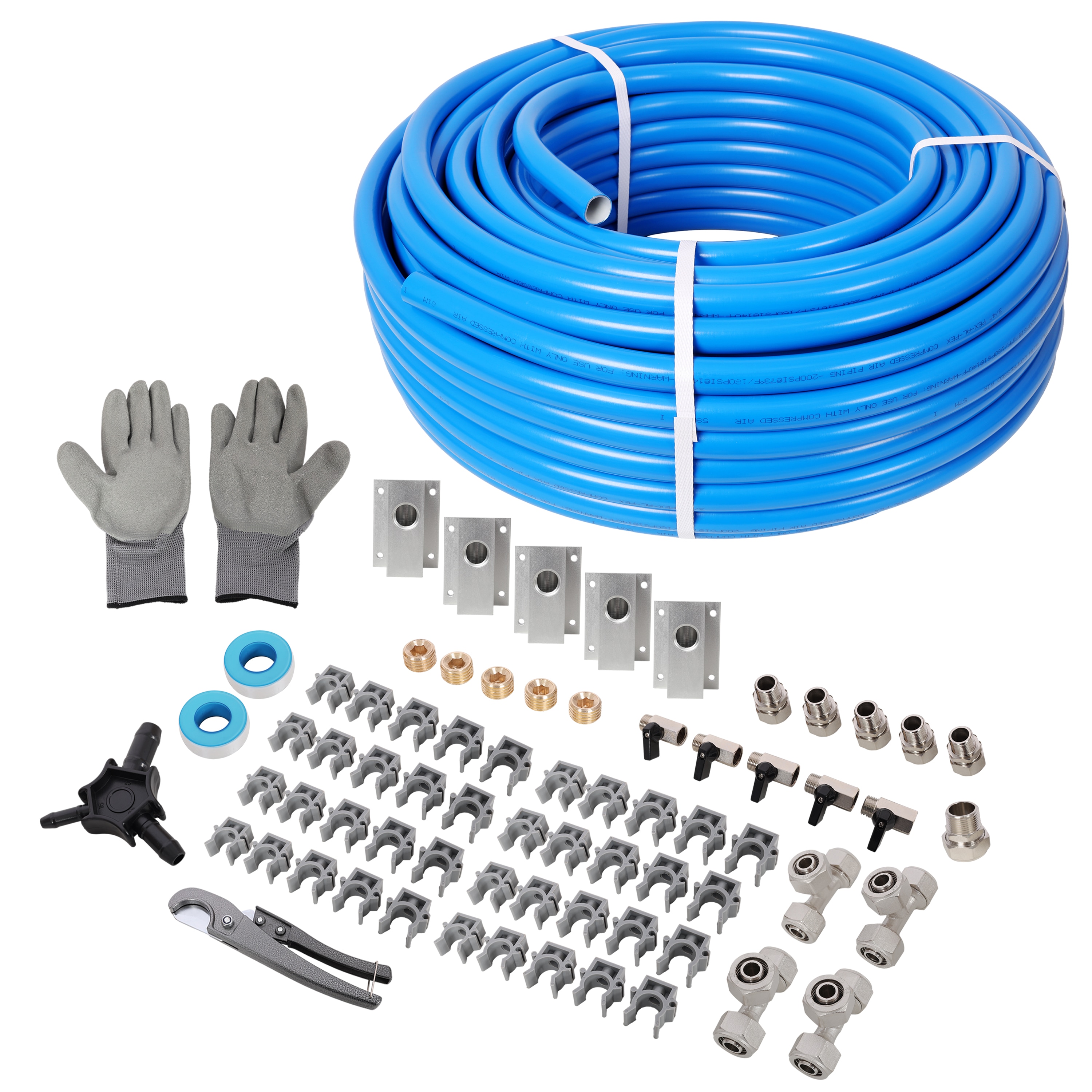Tatayosi 3/4 Inches x 200ft Air Compressor Piping High Quality PEX-AL ...