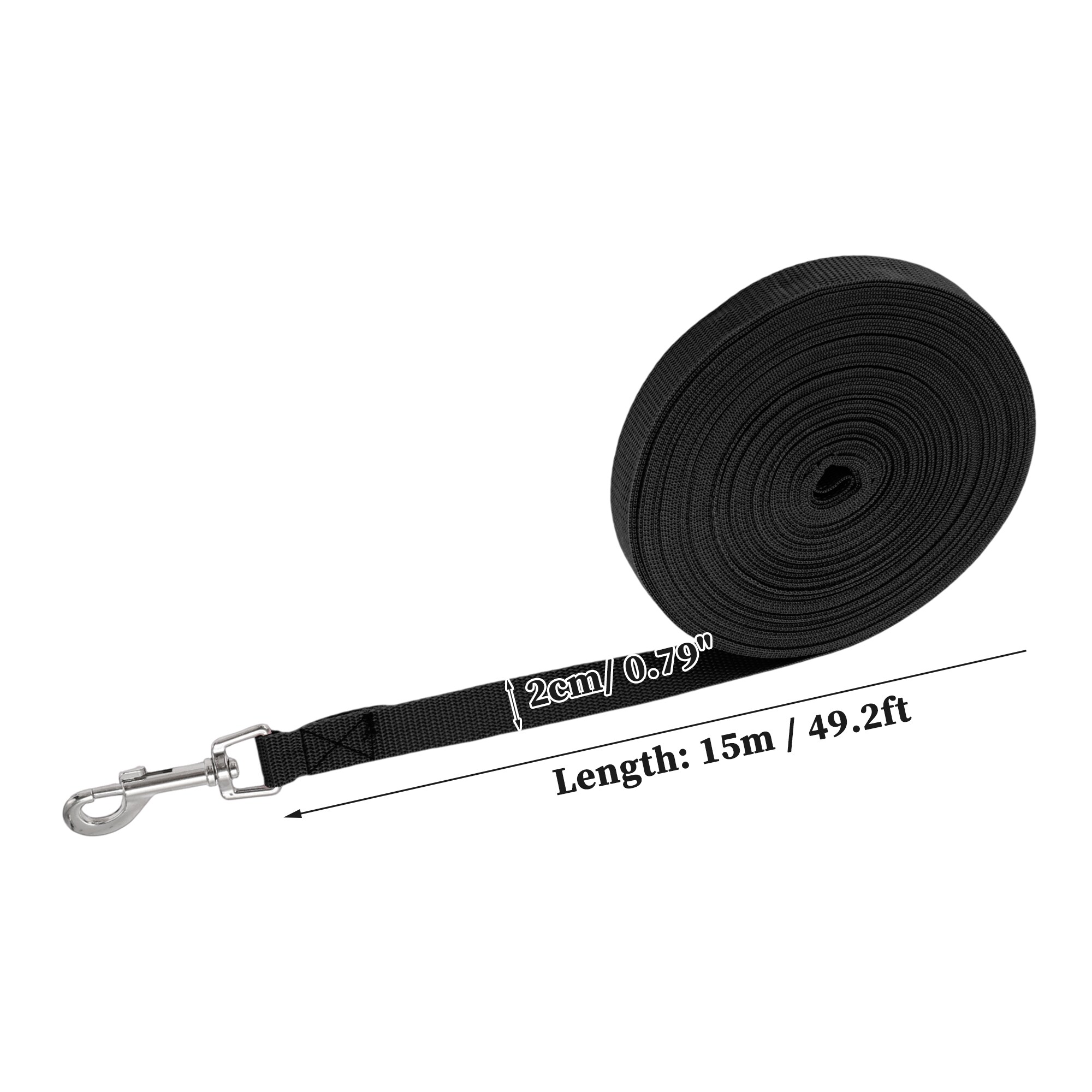 Unique Bargains Training Dog Leash 49.2ft Long Puppy Leashes for Small ...